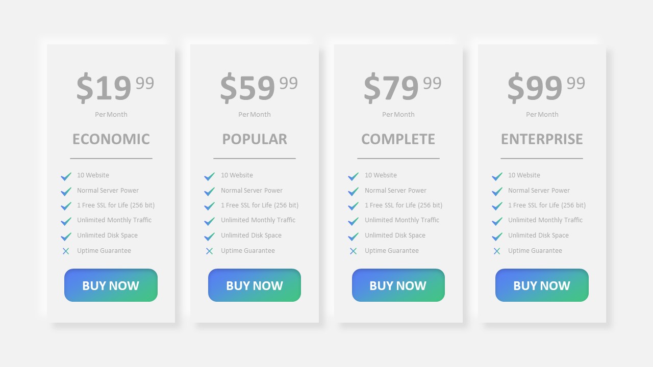 Neumorphic Animated Google Slides Template Designs, Presentation Templates