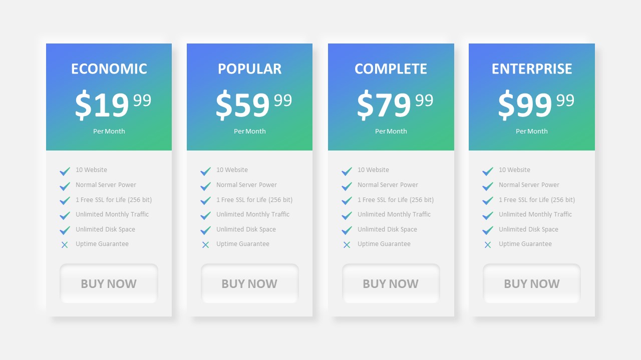 Neumorphic Animated Google Slides Template Designs, Presentation Templates