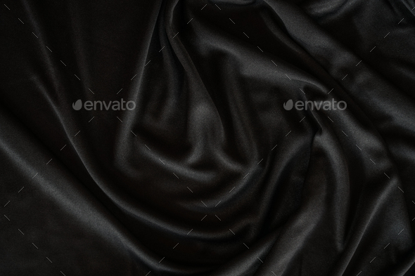 Black background of black cloth texture can be use as background Stock ...