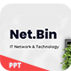 Net.bin - IT Network & Technology Powerpoint Template, Presentation ...