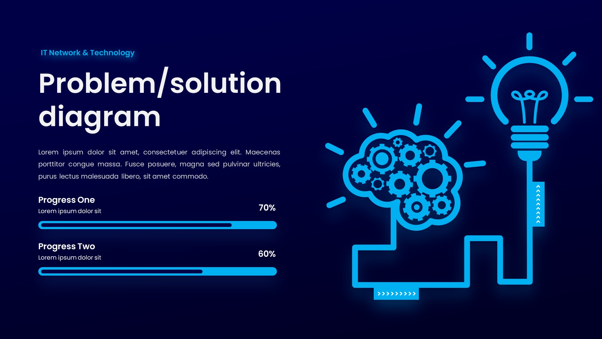Net.bin - IT Network & Technology Powerpoint Template, Presentation ...