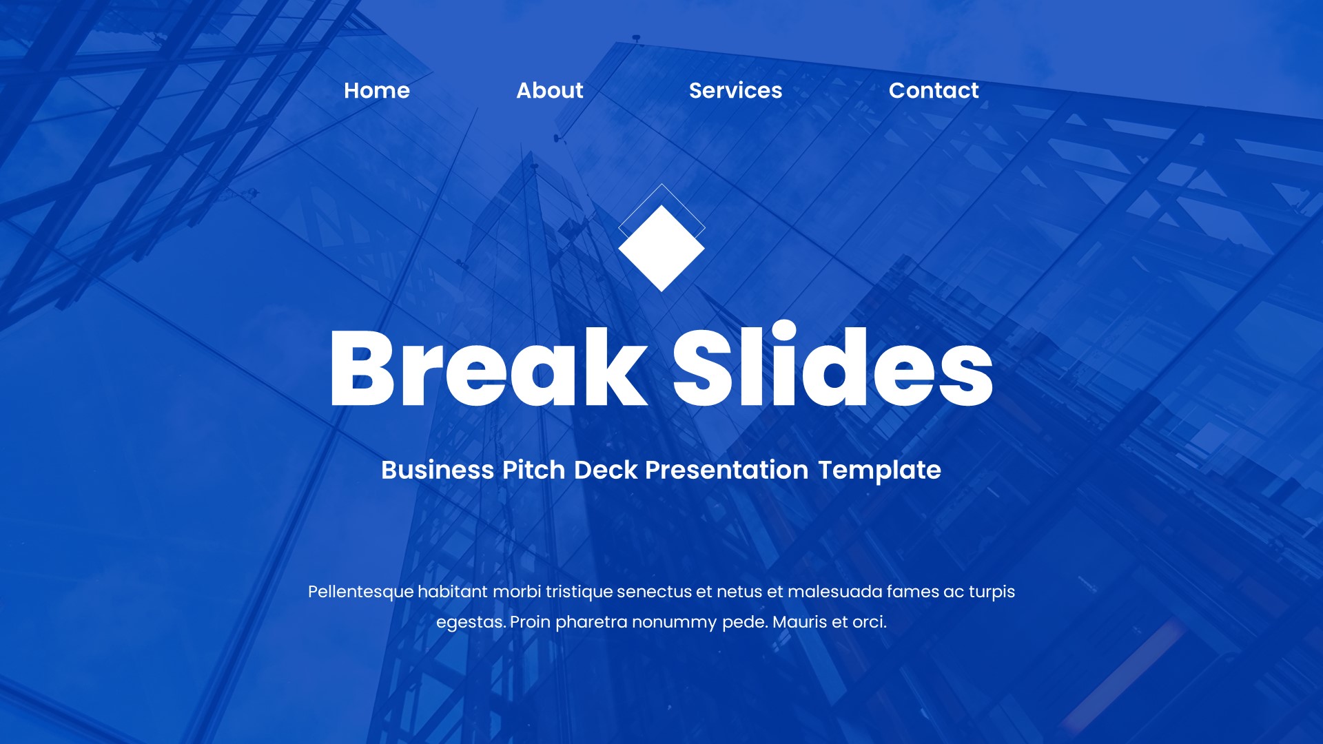 Business Pitch Deck Google Slides Template, Presentation Templates