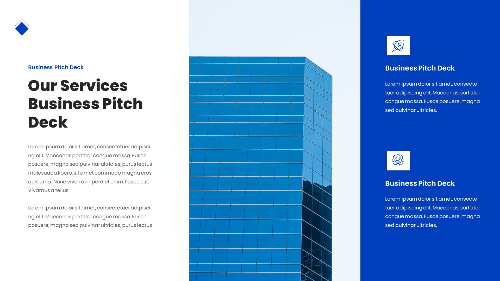 Business Pitch Deck Google Slides Template, Presentation Templates