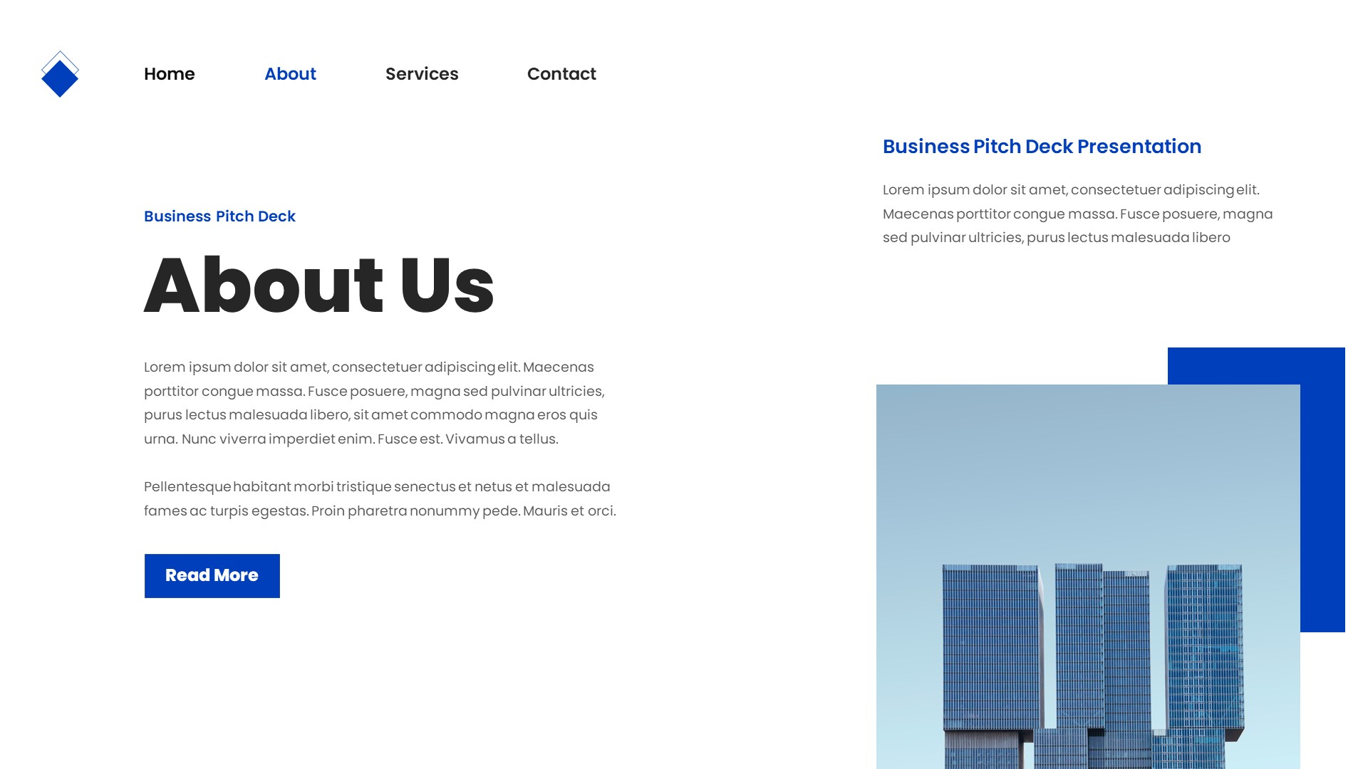 Business Pitch Deck Google Slides Template, Presentation Templates