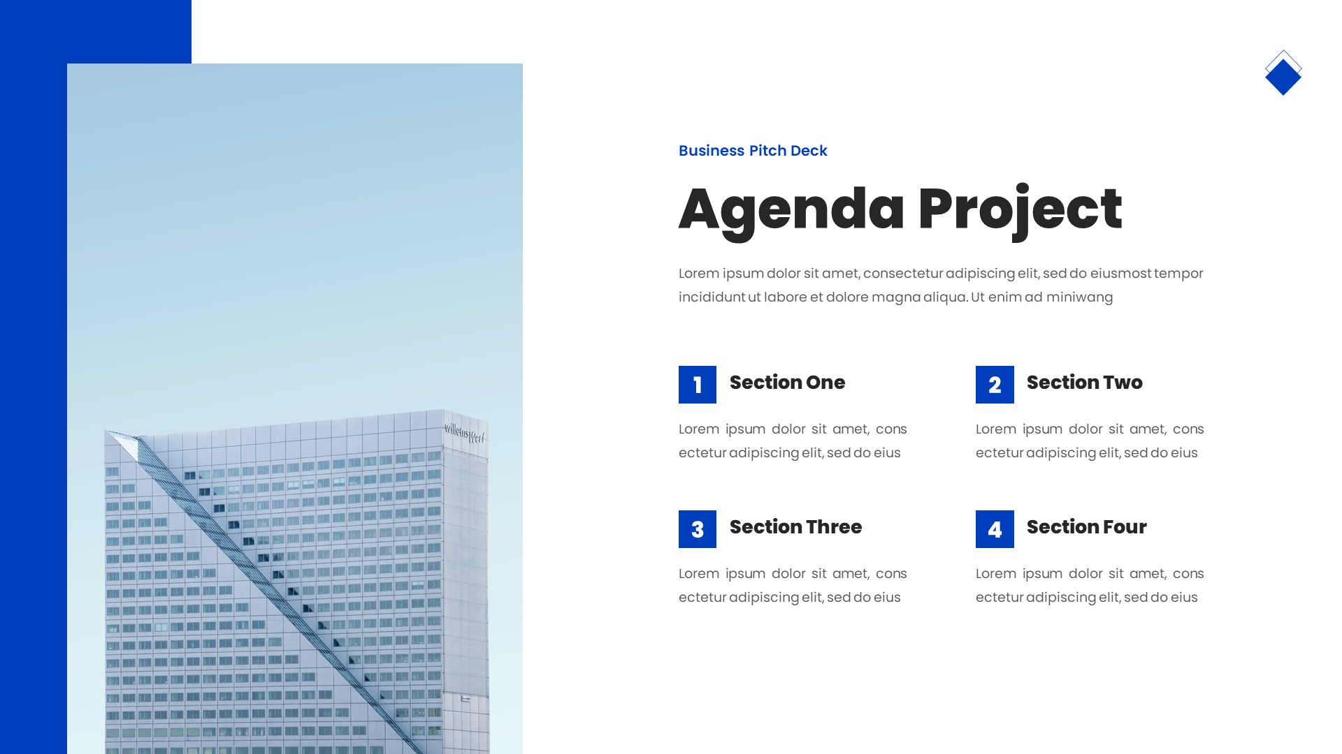 Business Pitch Deck Google Slides Template, Presentation Templates
