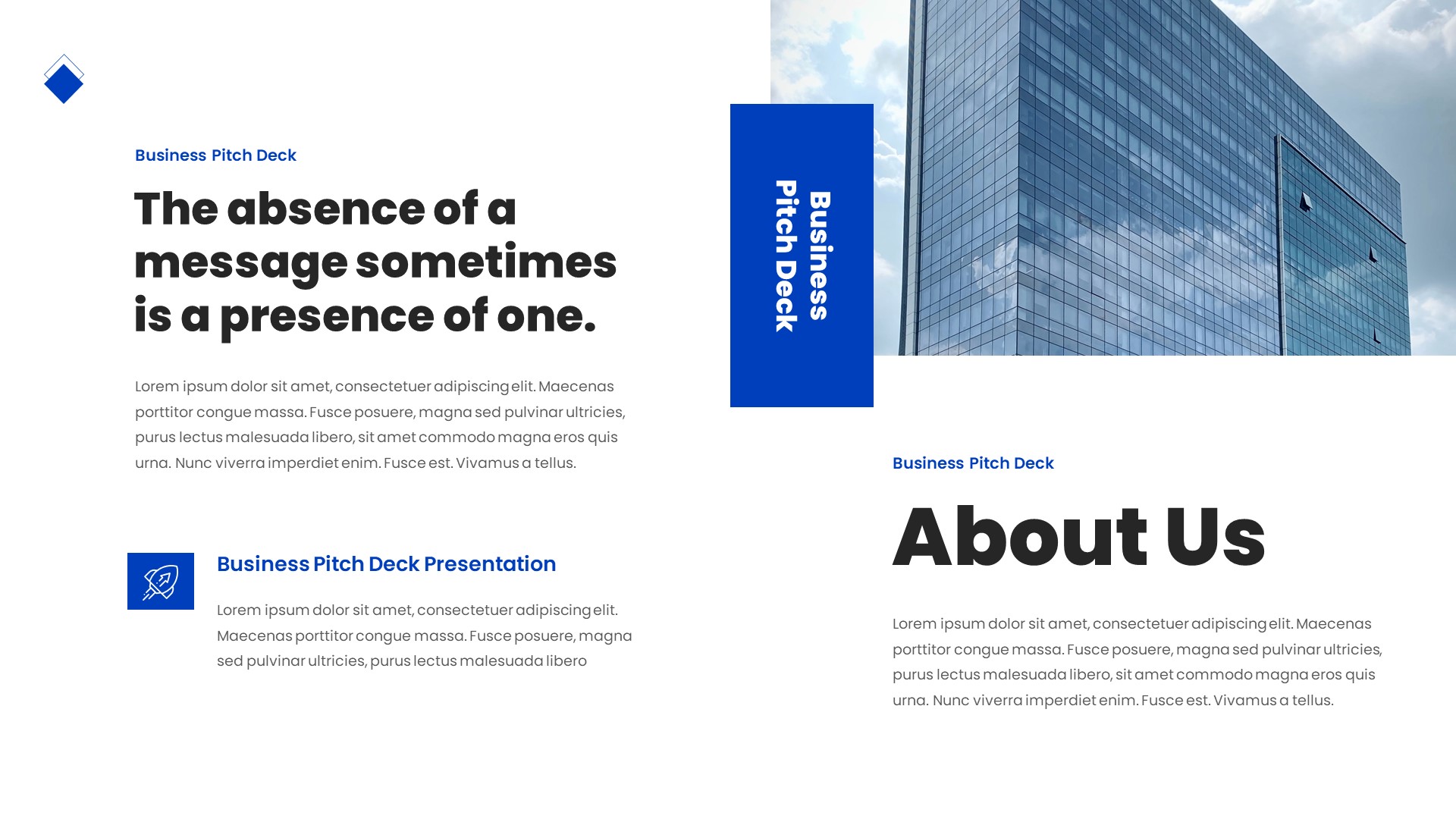 Business Pitch Deck Google Slides Template, Presentation Templates