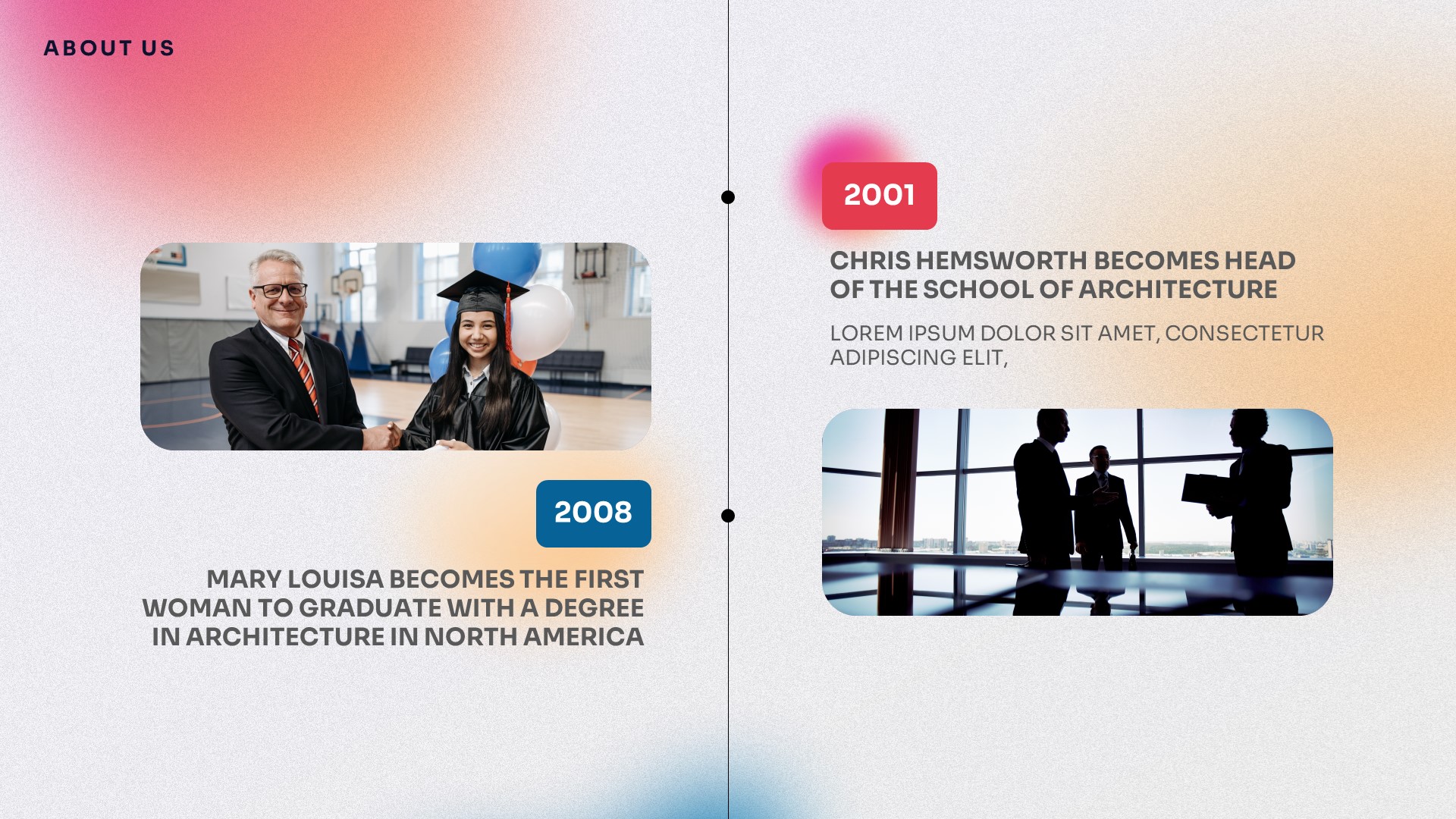 Rexi - Architect School Powerpoint Template, Presentation Templates