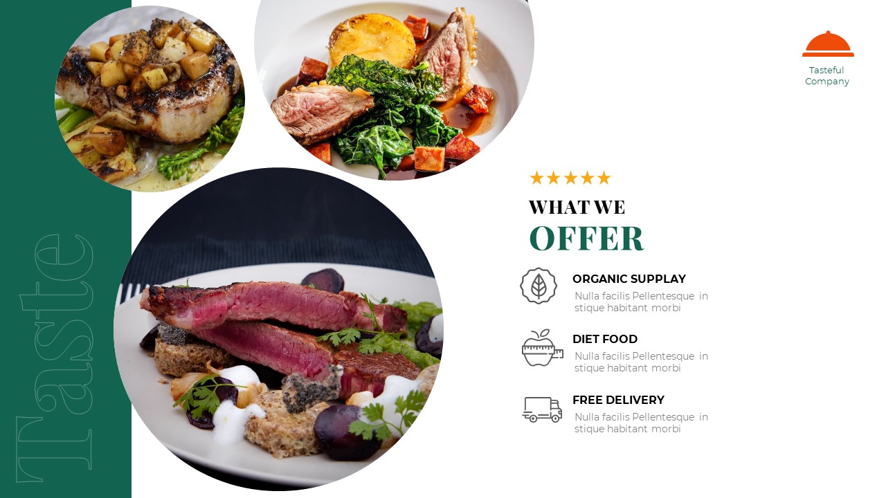 Company Profile Food And Beverages Powerpoint Template, Presentation ...