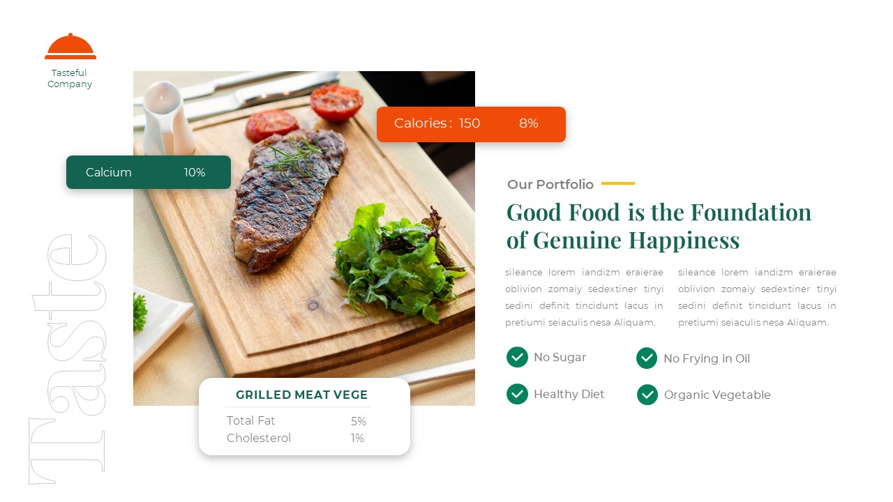 Company Profile Food And Beverages Powerpoint Template, Presentation ...