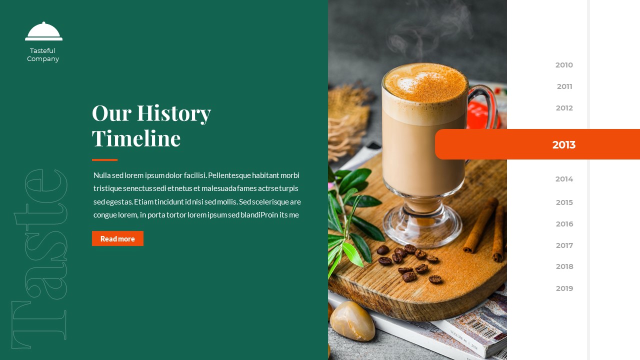 Company Profile Food And Beverages Powerpoint Template, Presentation ...