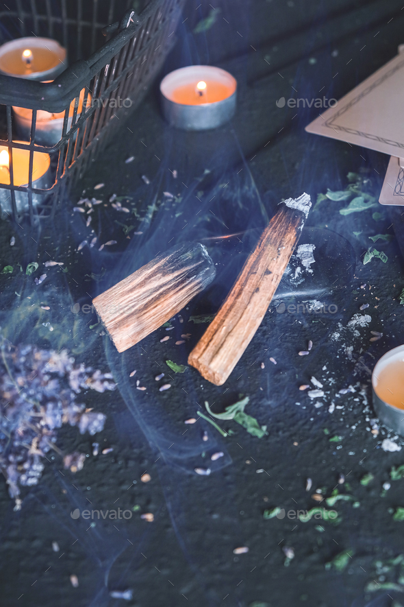 Tarot, astrology,Esoteric, Occult mystical ritual scene of sorcery ...