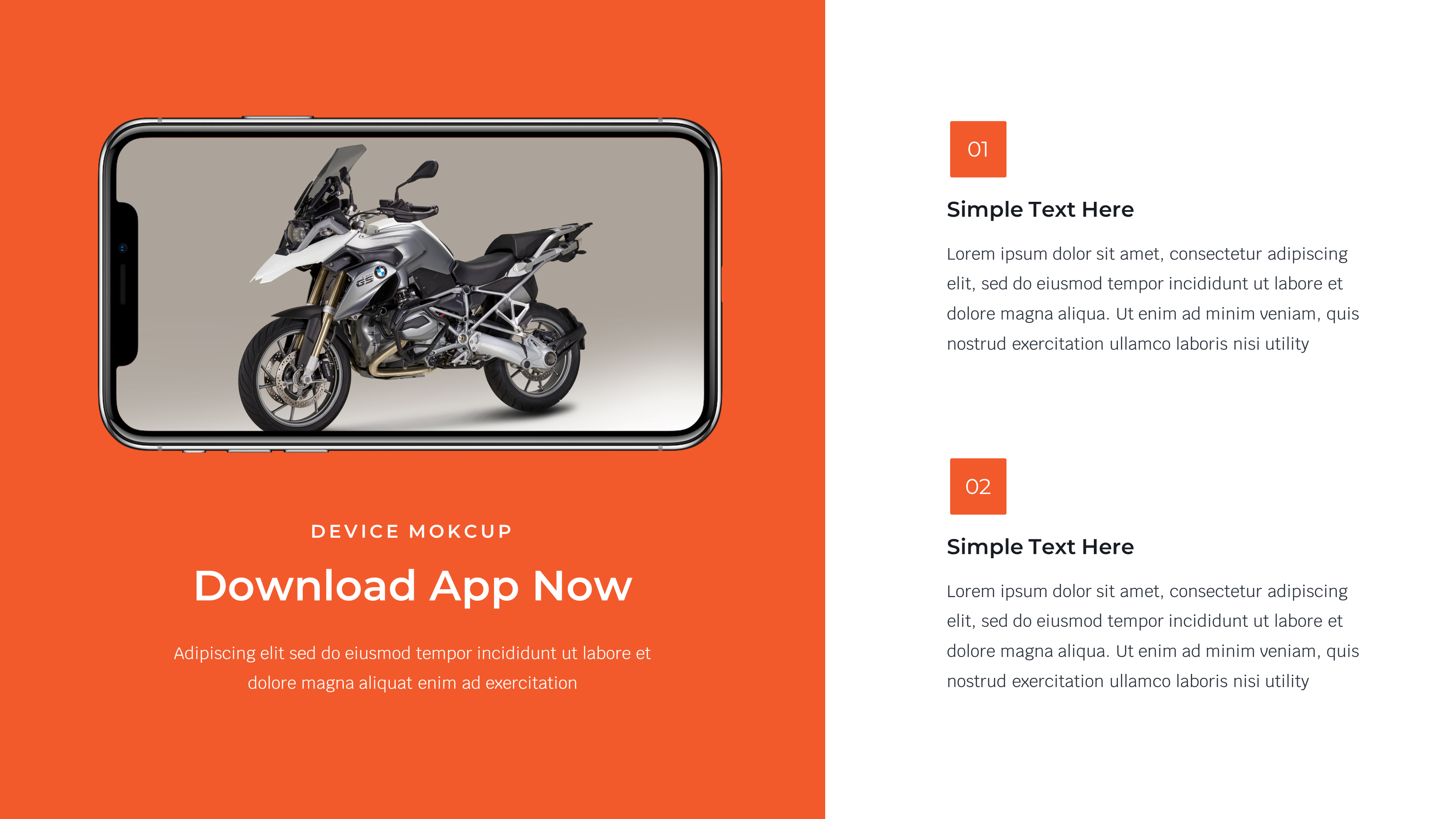 Ecubike - Motorcycle PowerPoint Template, Presentation Templates ...