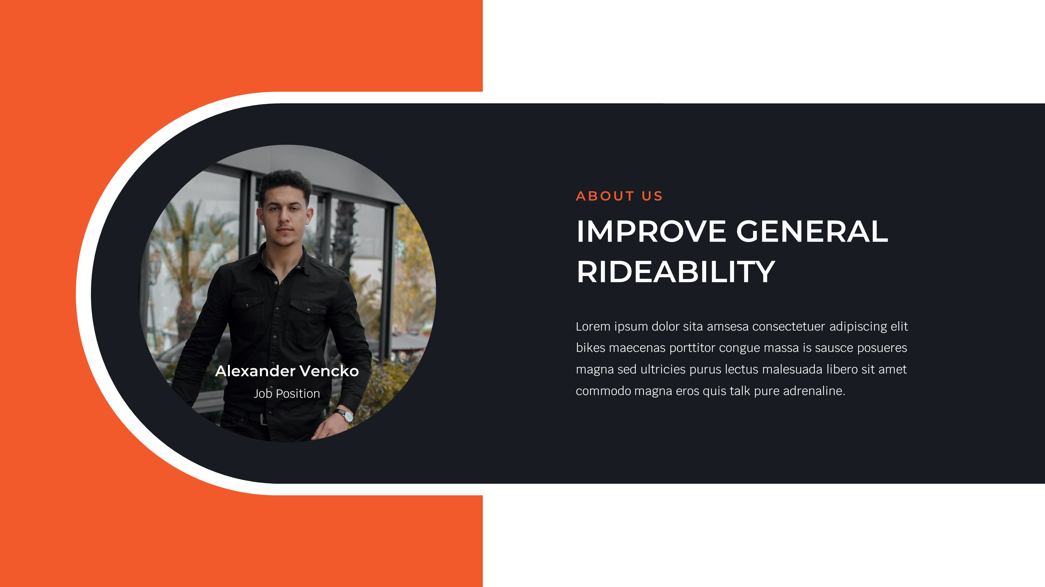 Ecubike - Motorcycle PowerPoint Template, Presentation Templates ...