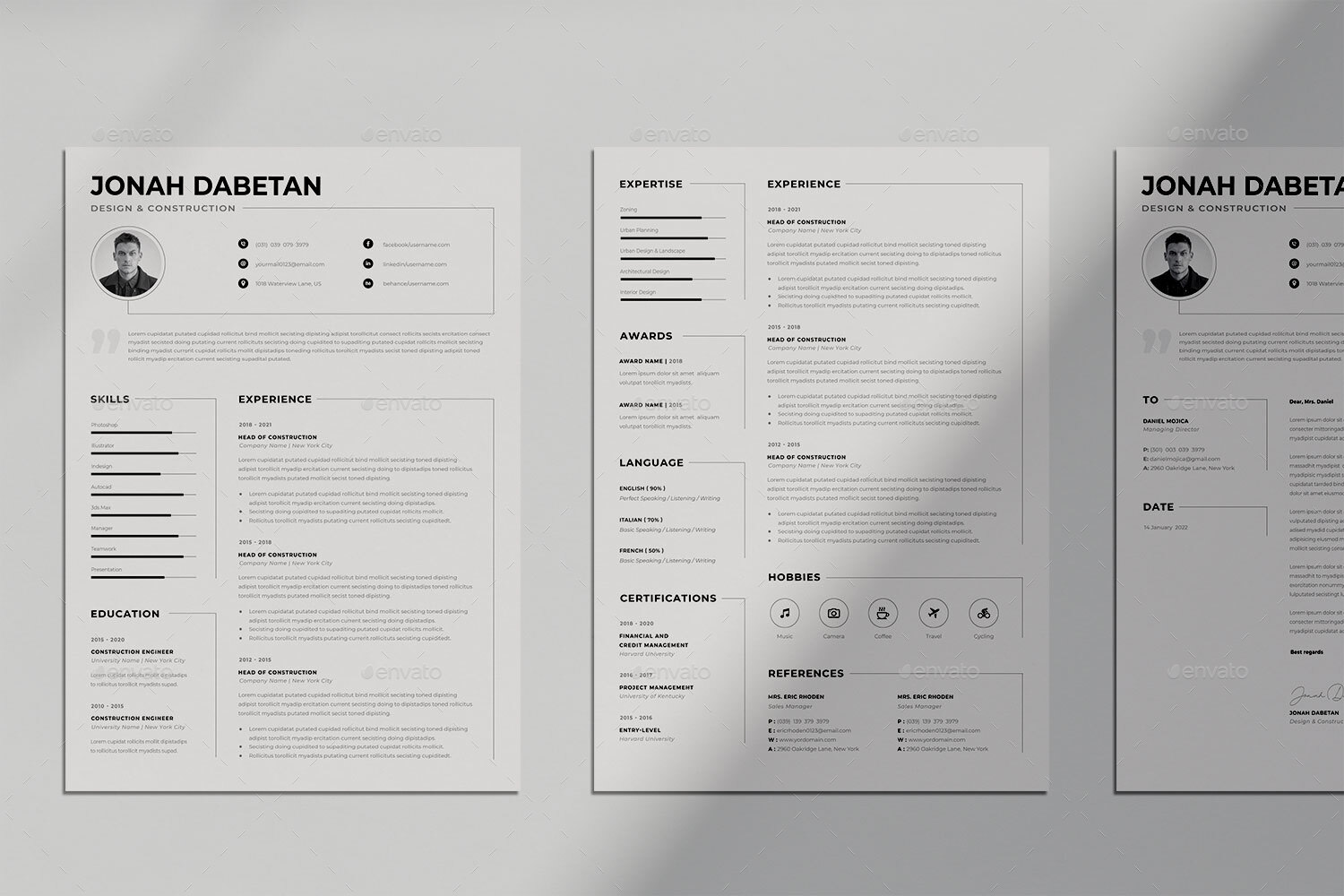 Resume Word, Print Templates | GraphicRiver