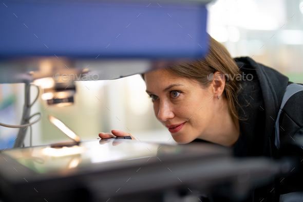 High Tech Robotic Arm with an Artificial Intelligence Computer ...