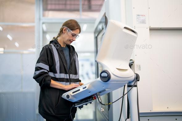 High Tech Robotic Arm with an Artificial Intelligence Computer ...