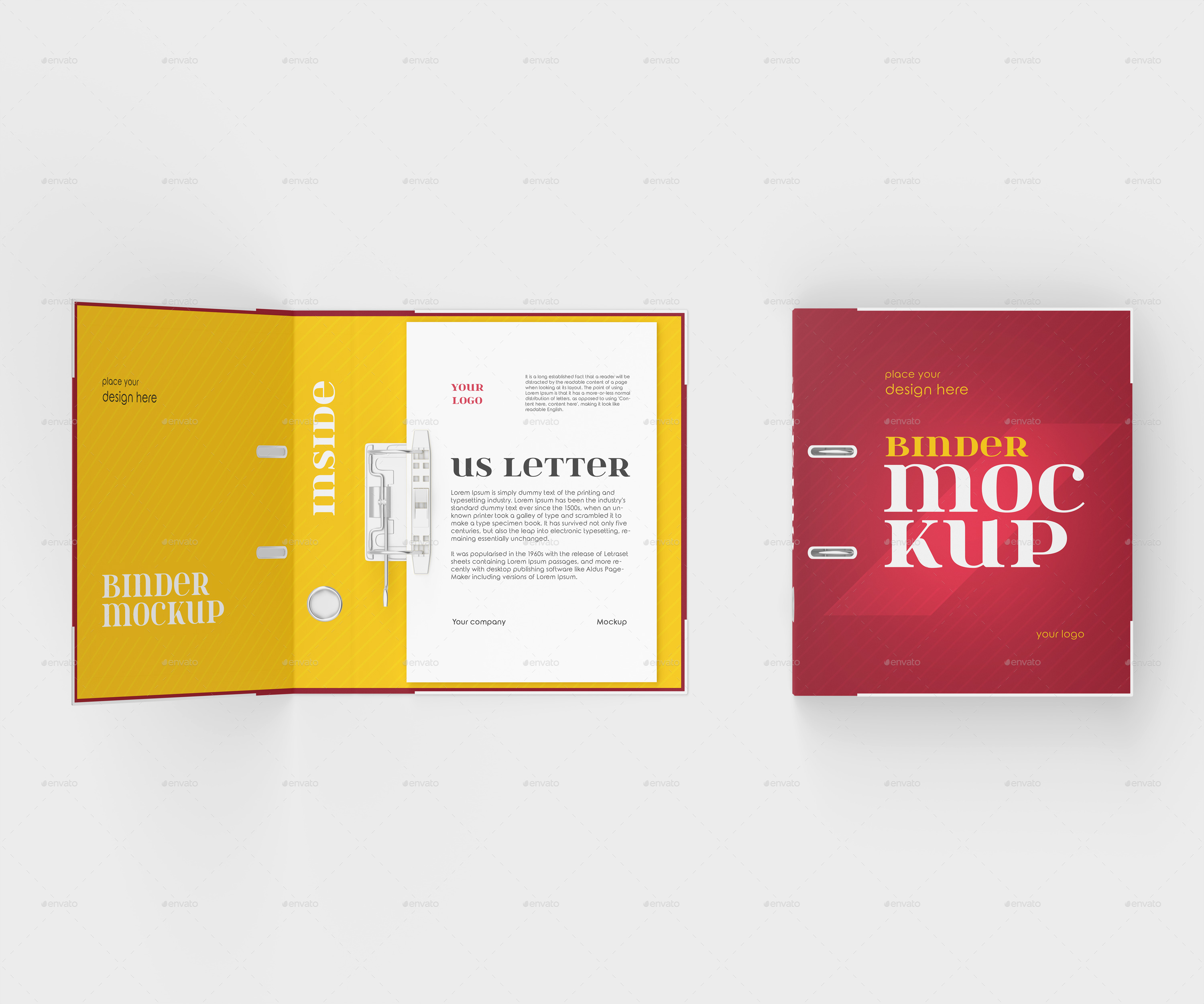 Ring Binder Mockup Set, Graphics | GraphicRiver