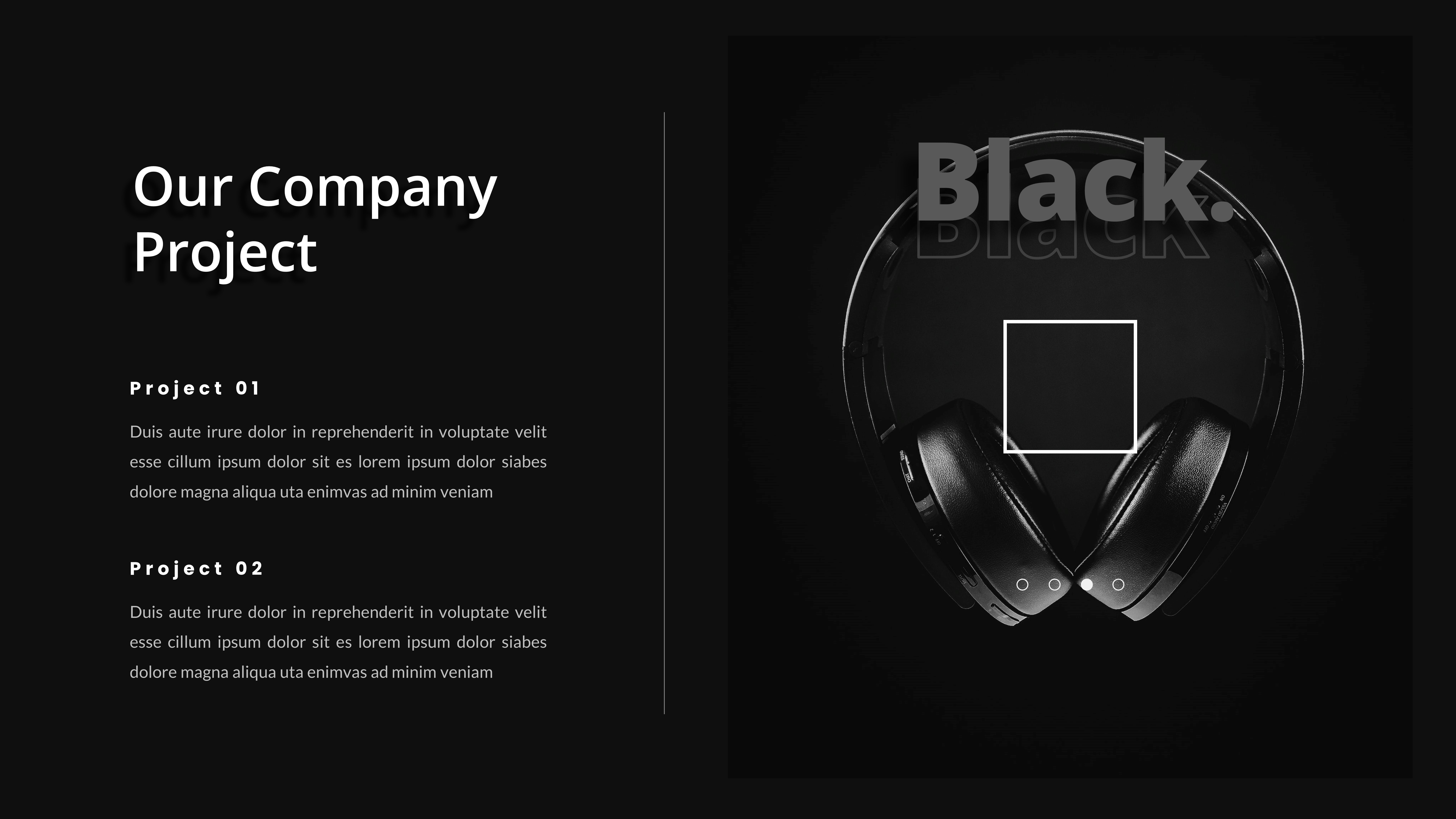 BLACK – Creative Business Powerpoint Template, Presentation Templates