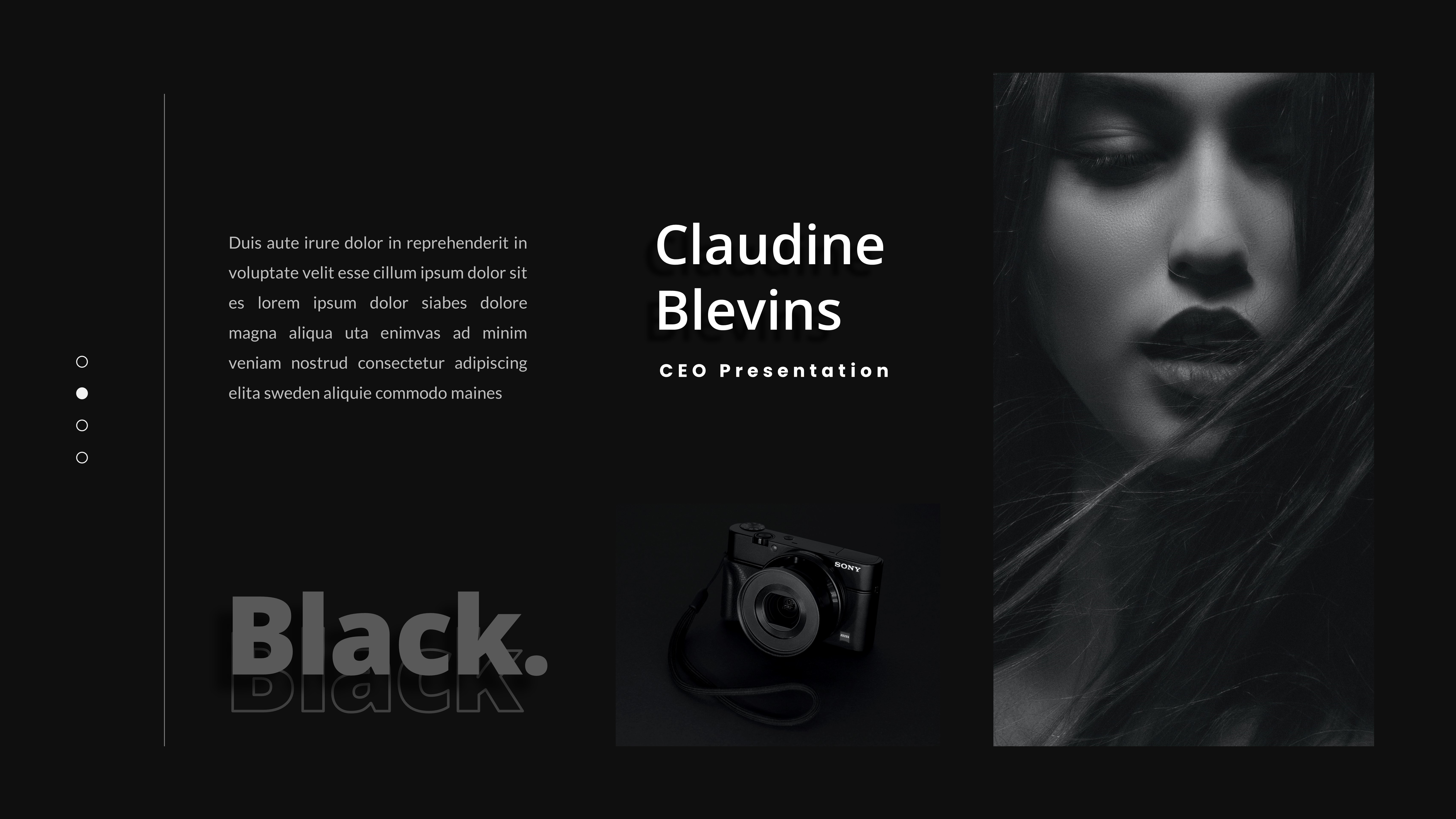 BLACK – Creative Business Powerpoint Template, Presentation Templates