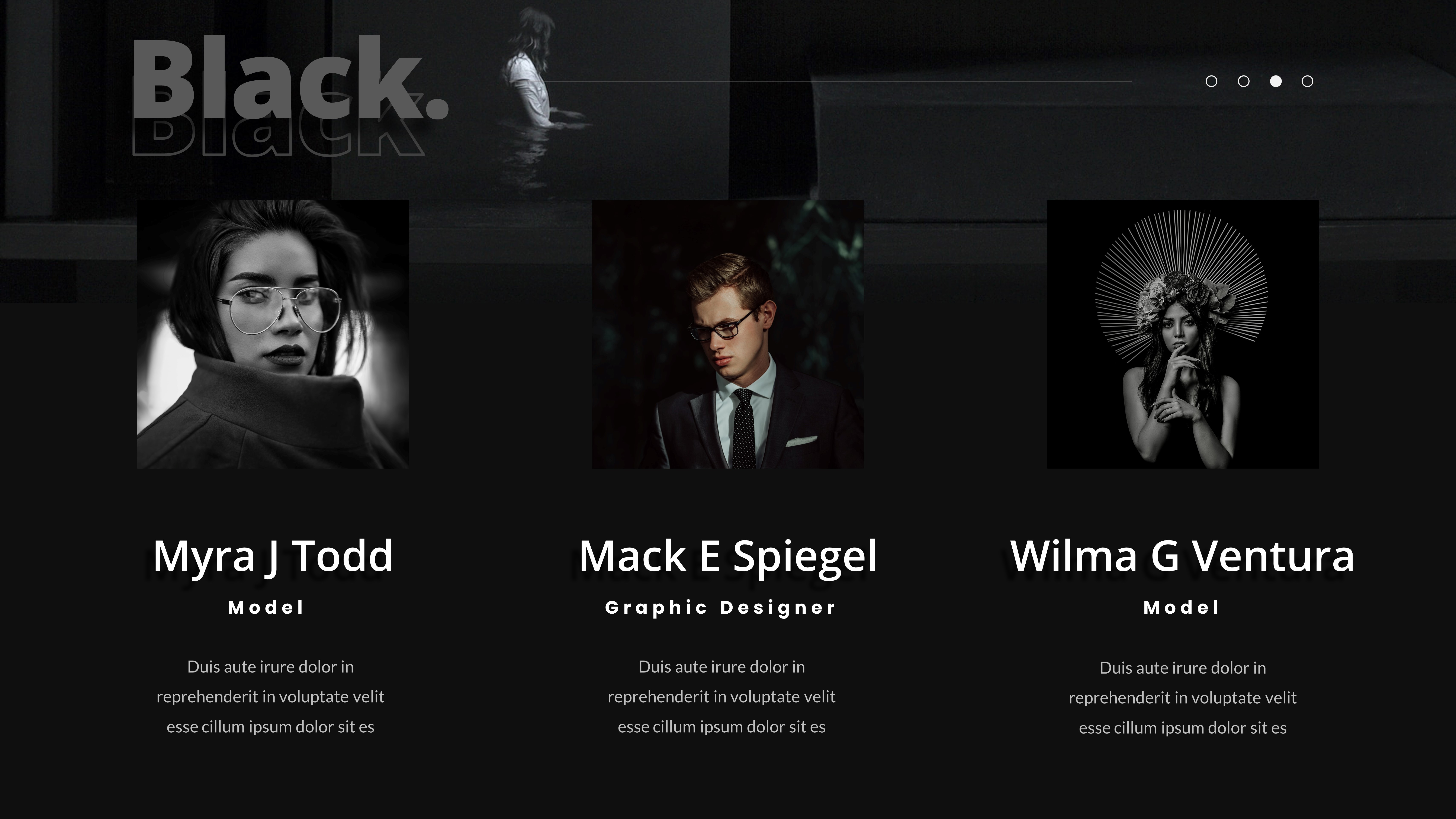 BLACK – Creative Business Powerpoint Template, Presentation Templates