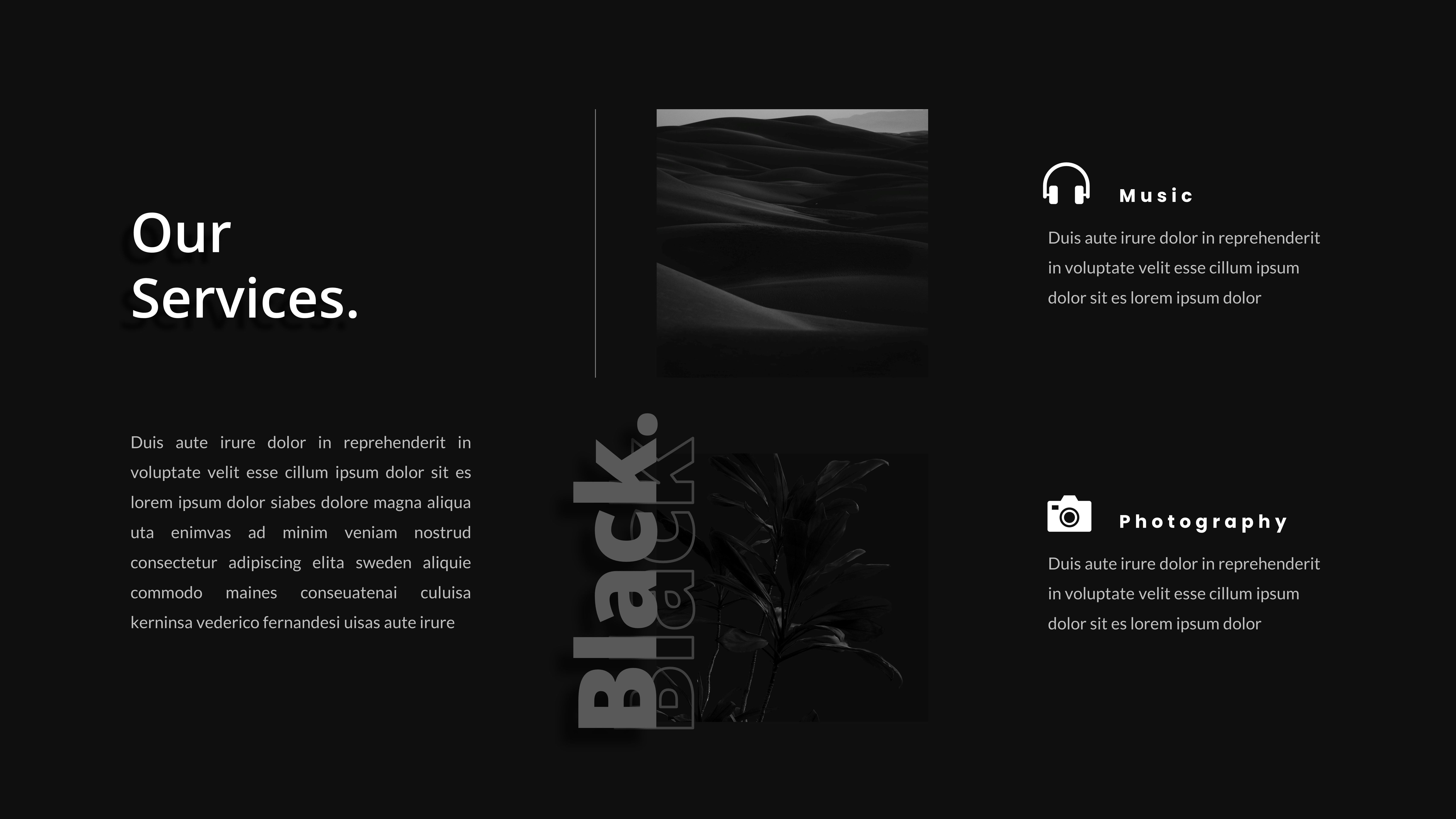 BLACK – Creative Business Powerpoint Template, Presentation Templates