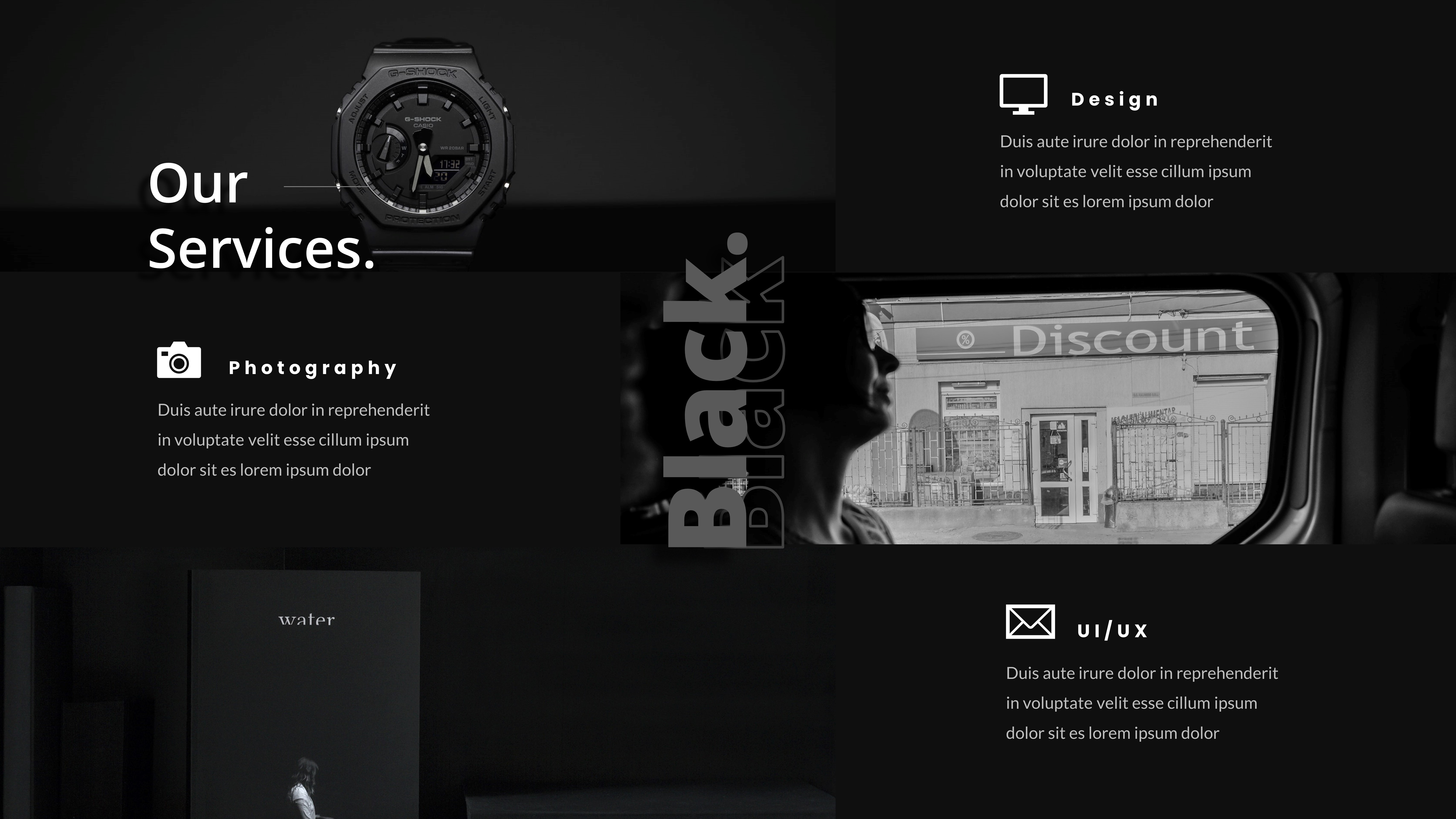 BLACK – Creative Business Powerpoint Template, Presentation Templates