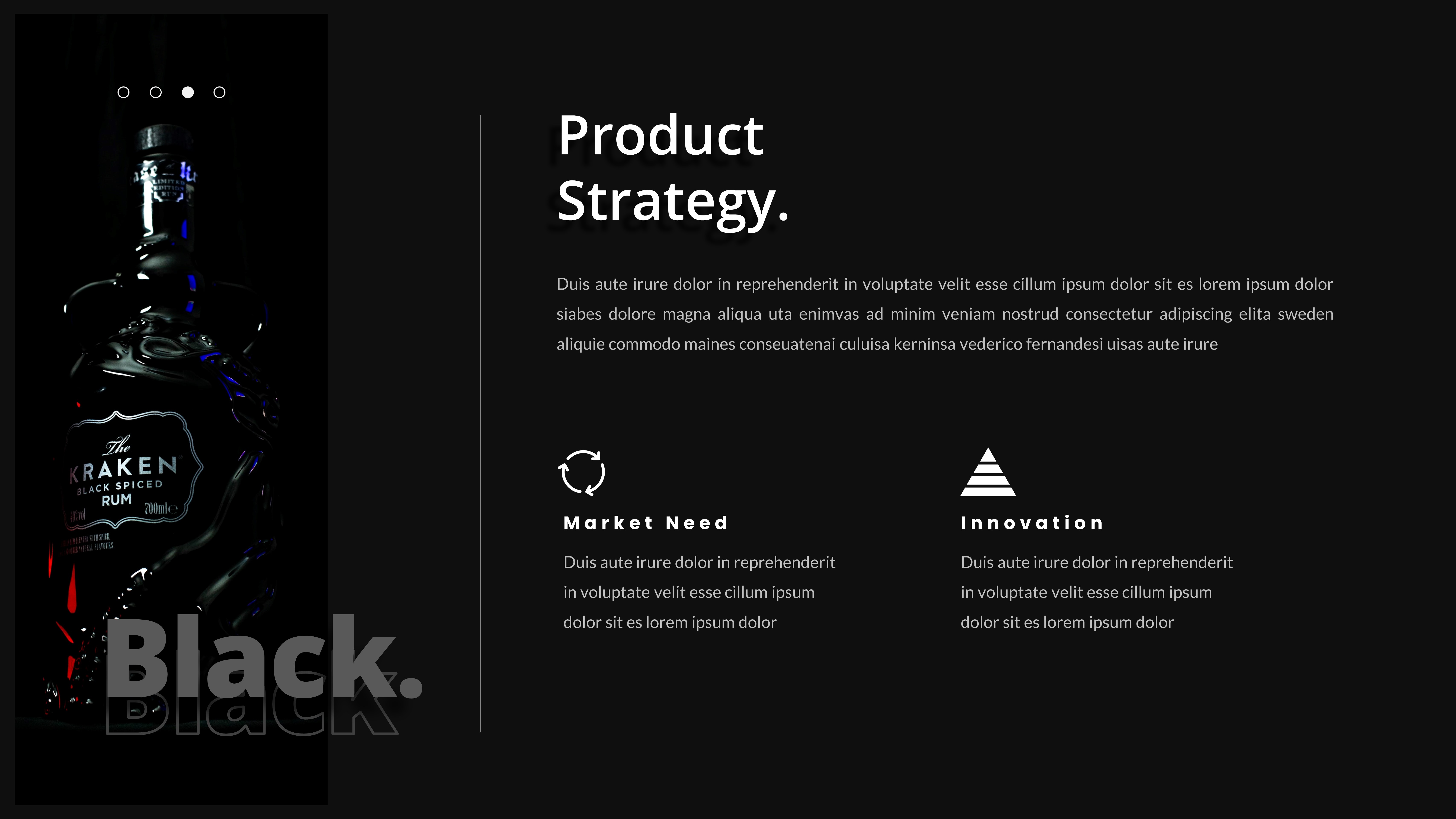 BLACK – Creative Business Powerpoint Template, Presentation Templates
