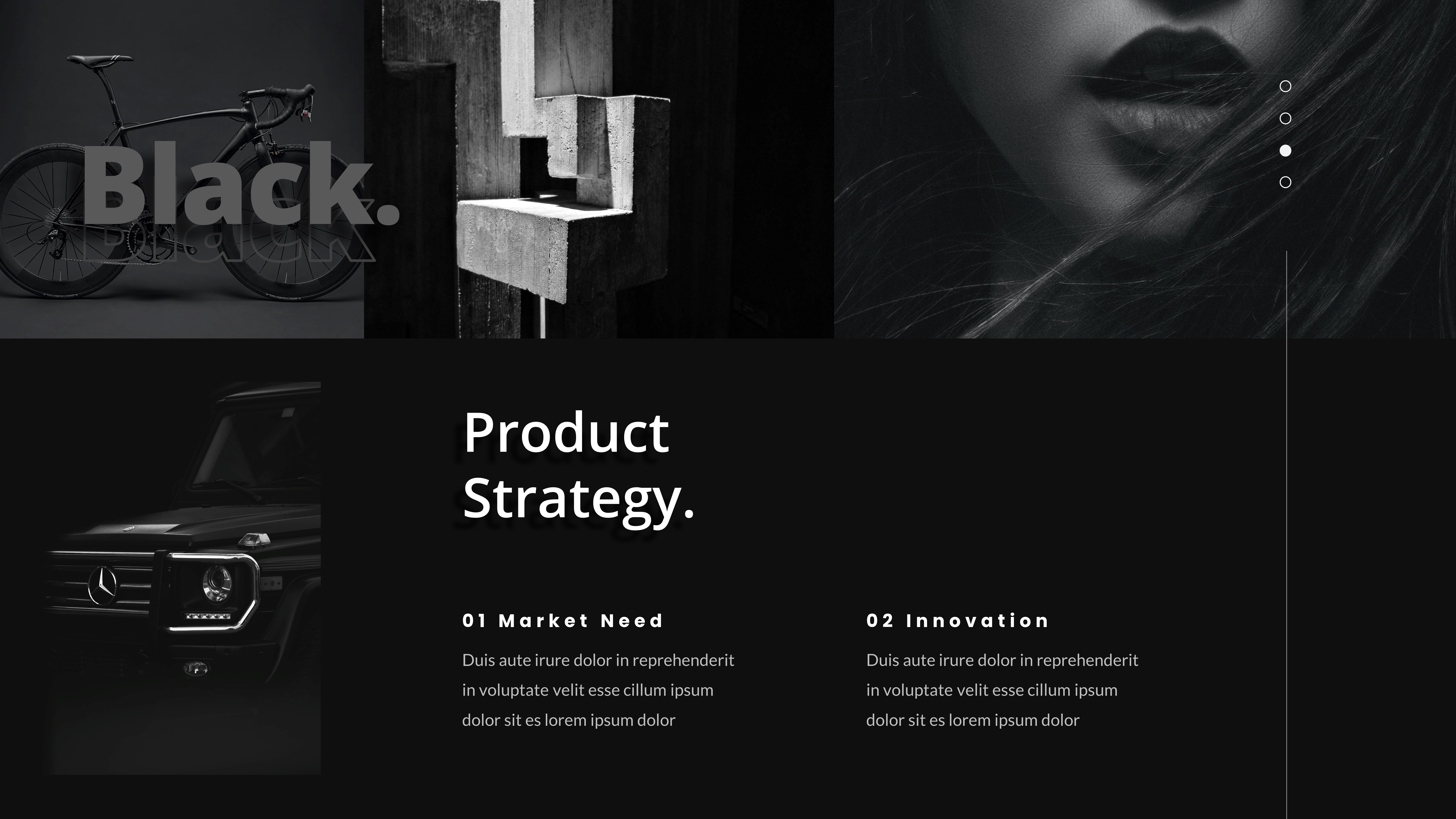 BLACK – Creative Business Powerpoint Template, Presentation Templates