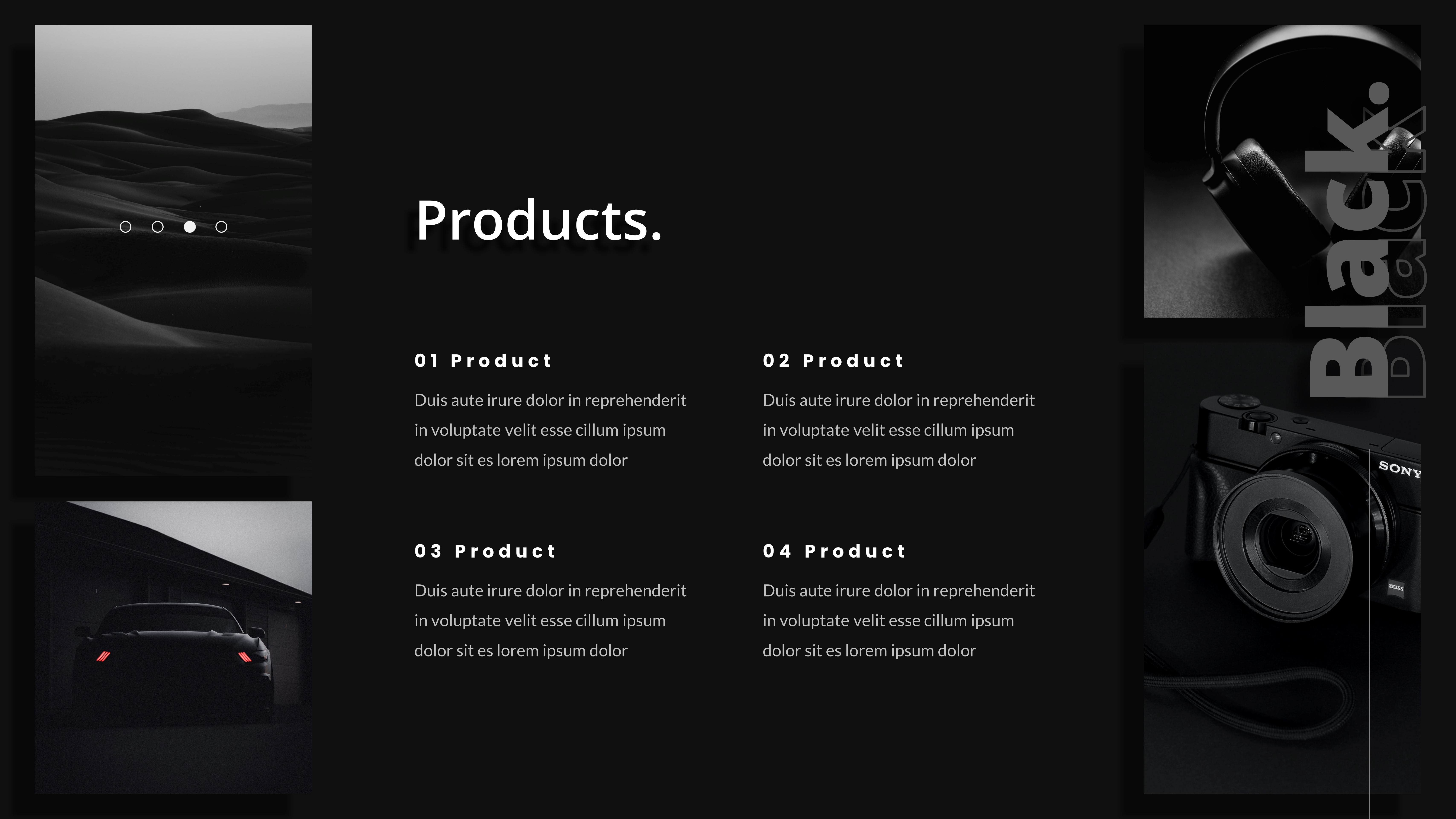 BLACK – Creative Business Powerpoint Template, Presentation Templates