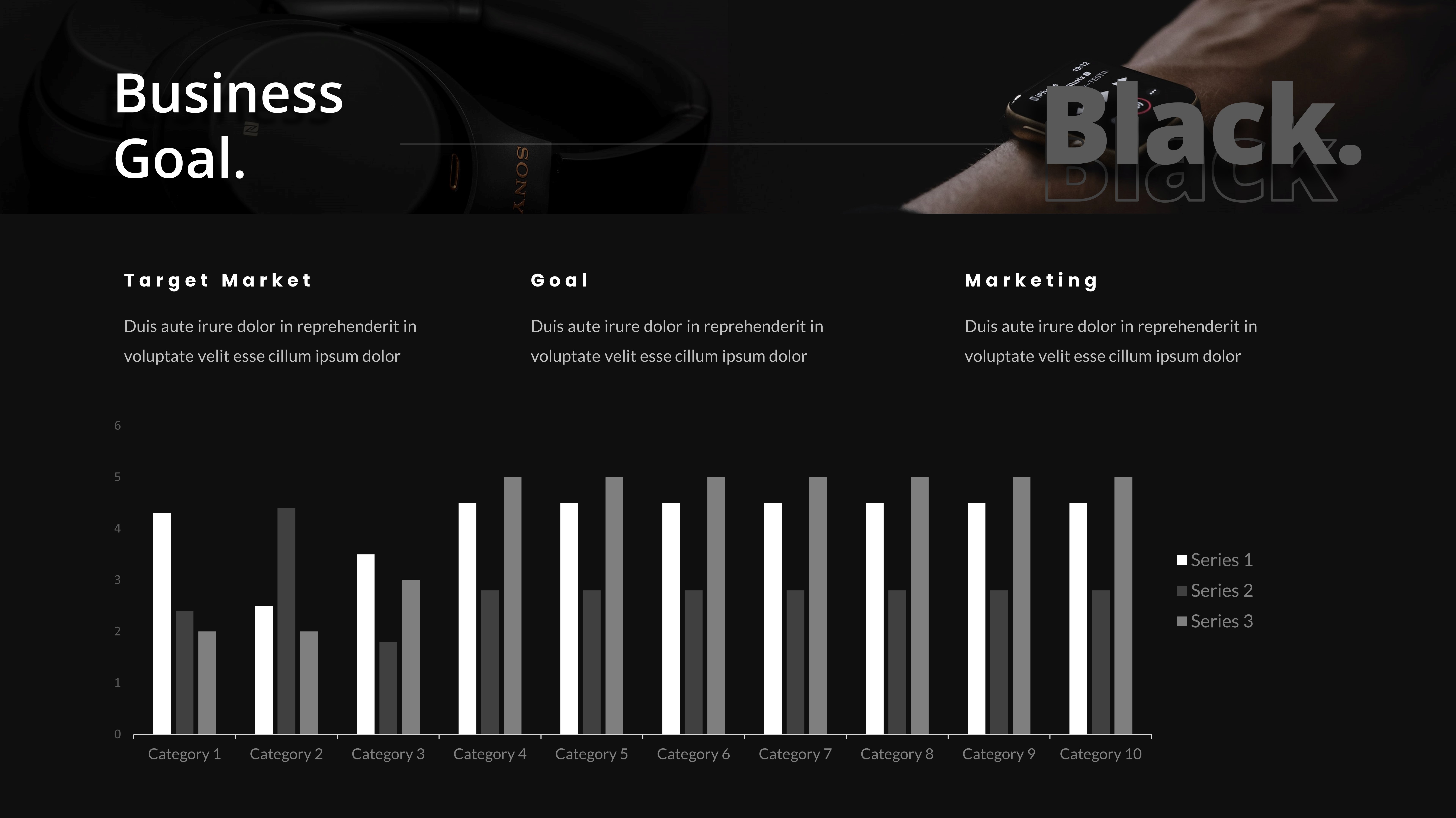 BLACK – Creative Business Powerpoint Template, Presentation Templates
