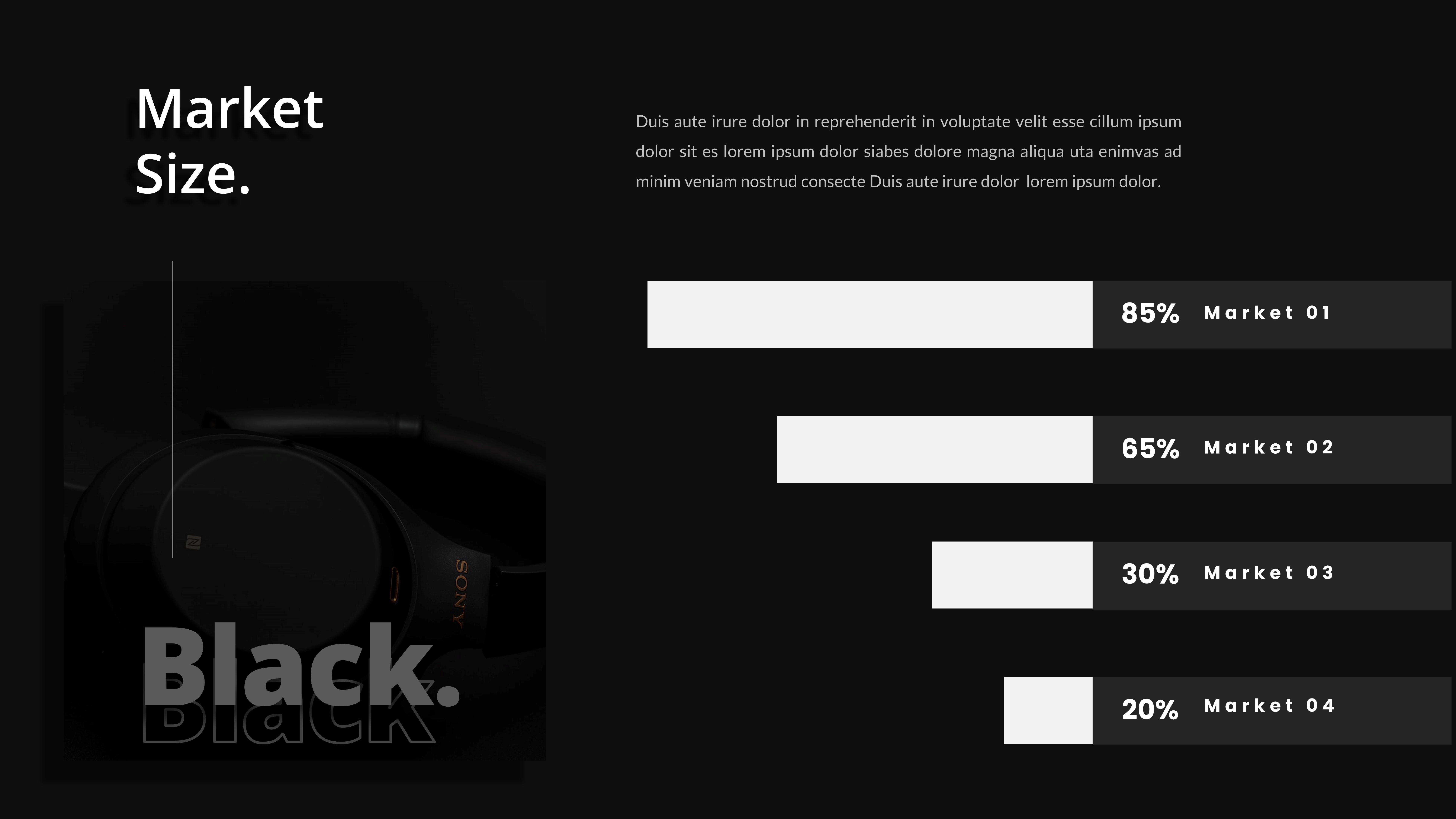 BLACK – Creative Business Powerpoint Template, Presentation Templates
