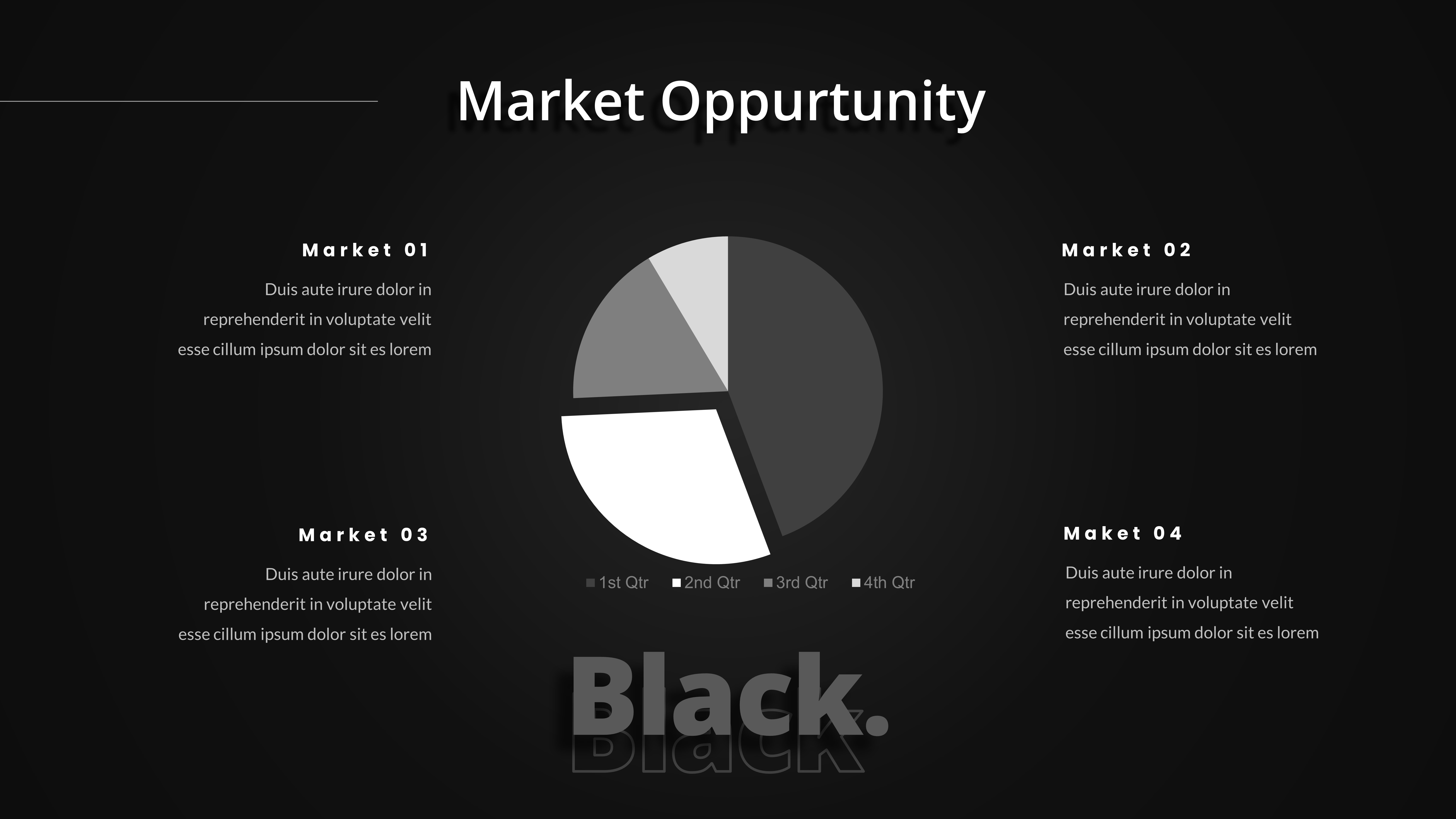 BLACK – Creative Business Powerpoint Template, Presentation Templates
