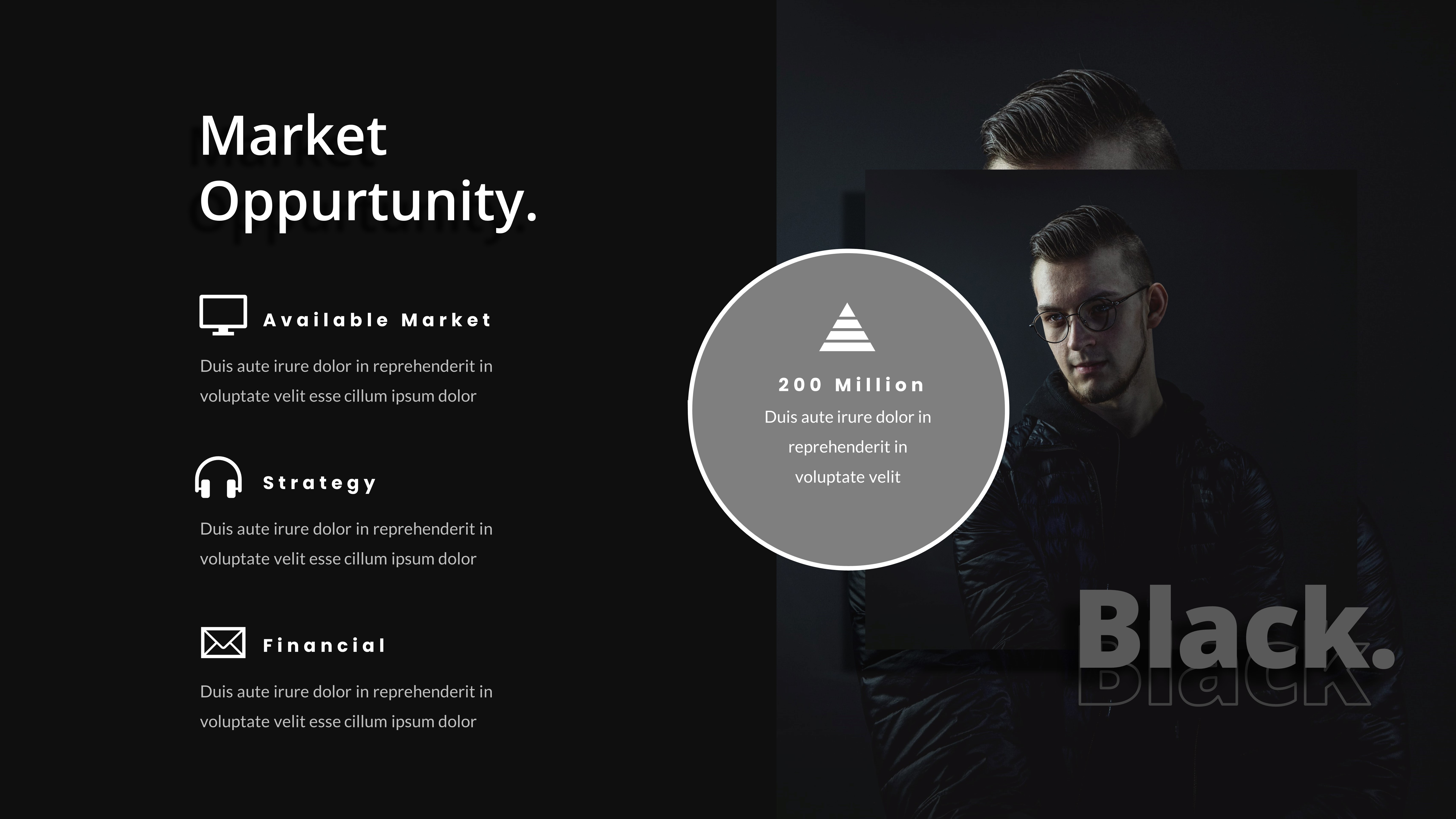 BLACK – Creative Business Powerpoint Template, Presentation Templates
