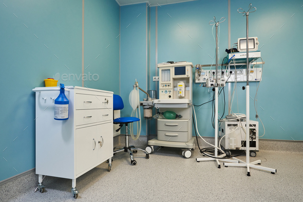 operating room equipment. apparatus for supplying oxygen and artificial ...