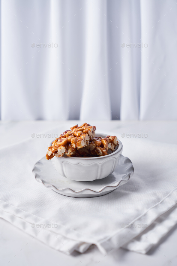 Palanqueta de maní, typical Mexican sweet peanut crunchy palanqueta ...