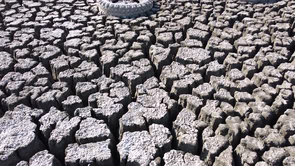 Dried up lake, Stock Footage | VideoHive