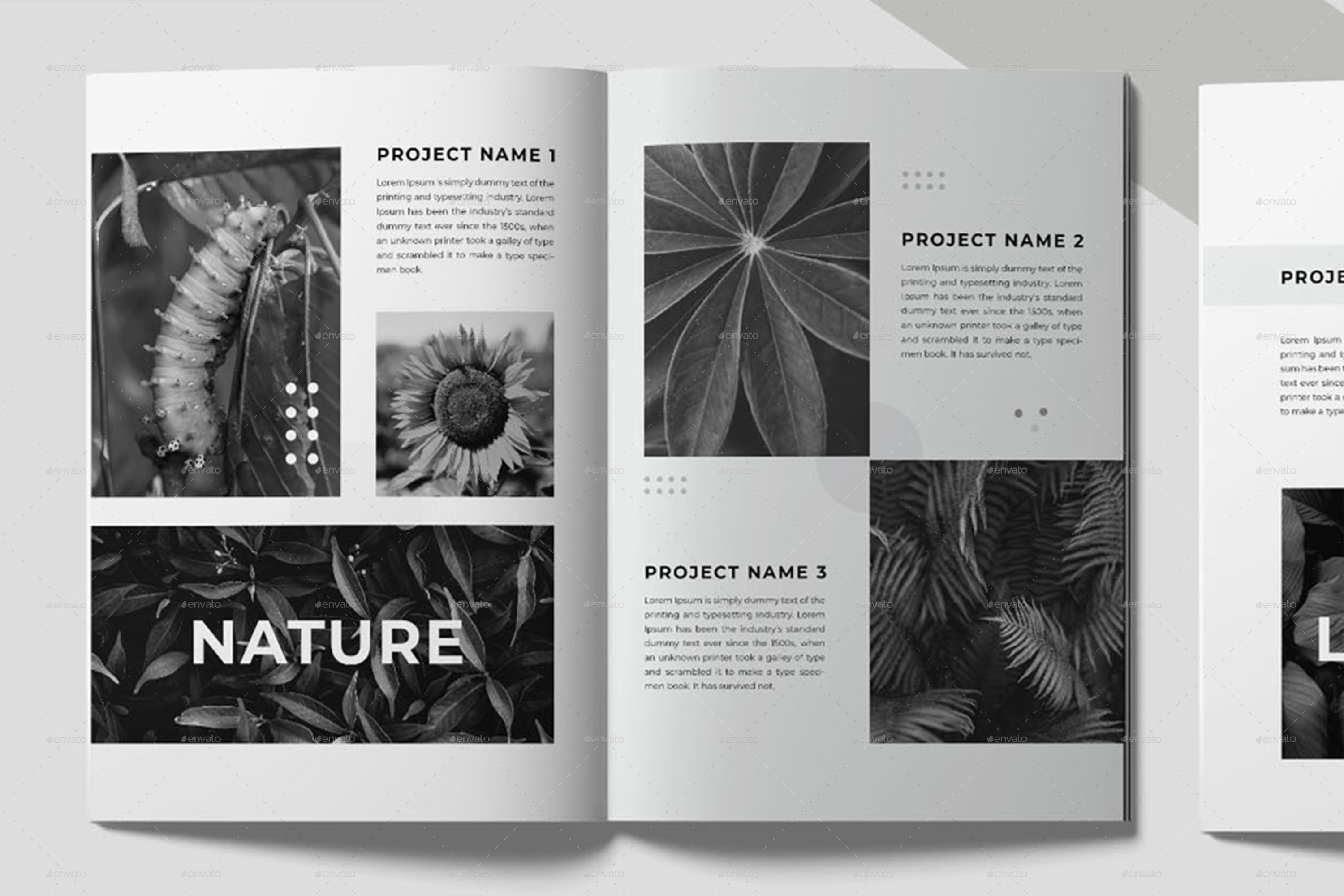 Black and White Portfolio, Print Templates | GraphicRiver