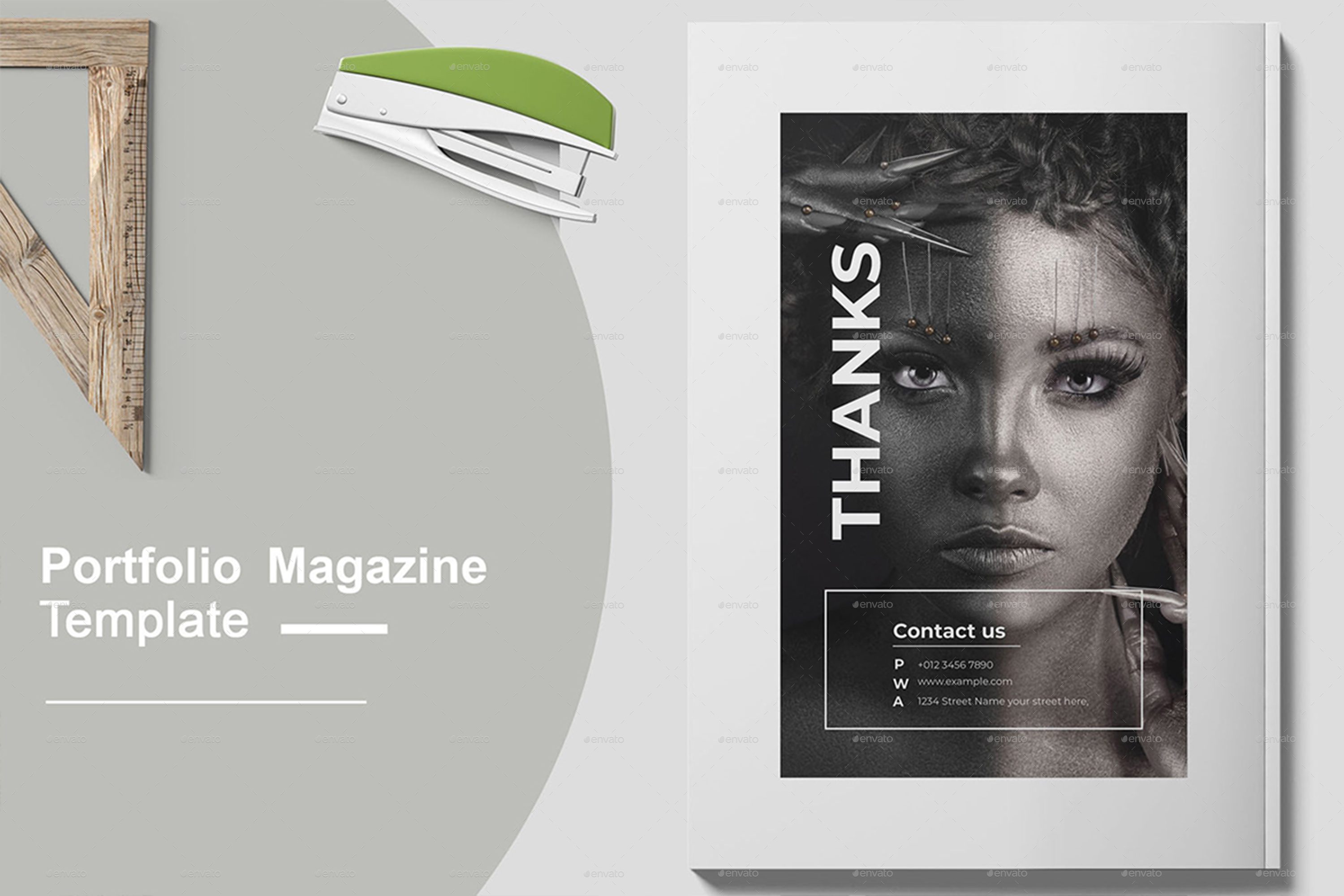 Black and White Portfolio, Print Templates | GraphicRiver