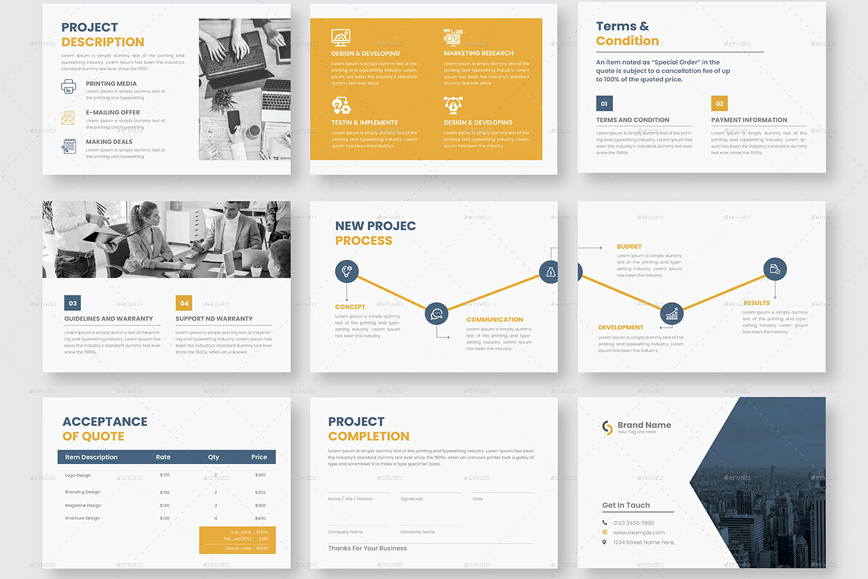 Project Proposal, Print Templates | GraphicRiver
