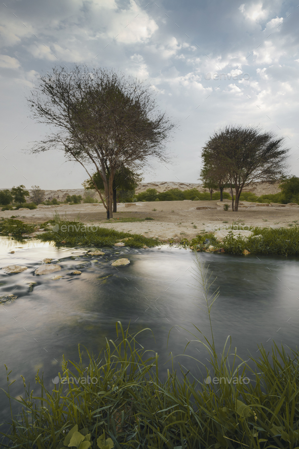 Wadi Hanifah lake, Riyadh, Saudi Arabia Stock Photo by iiMOHAMMEDii