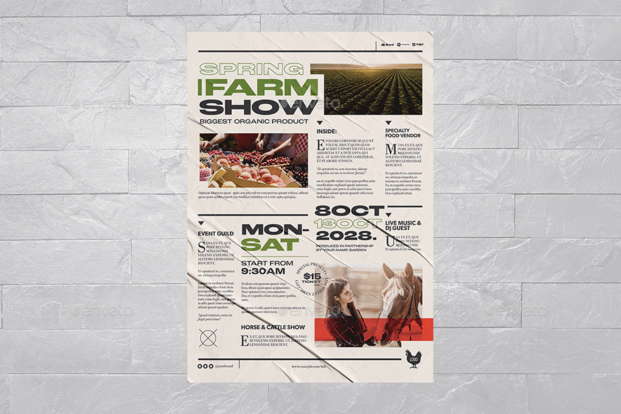 Modern Event Flyer Template, Print Templates | GraphicRiver