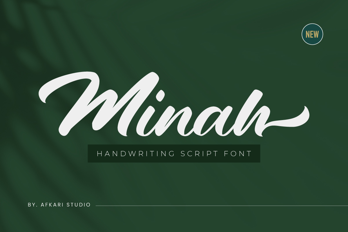 Minah - Handwriting Script Font, Fonts | GraphicRiver