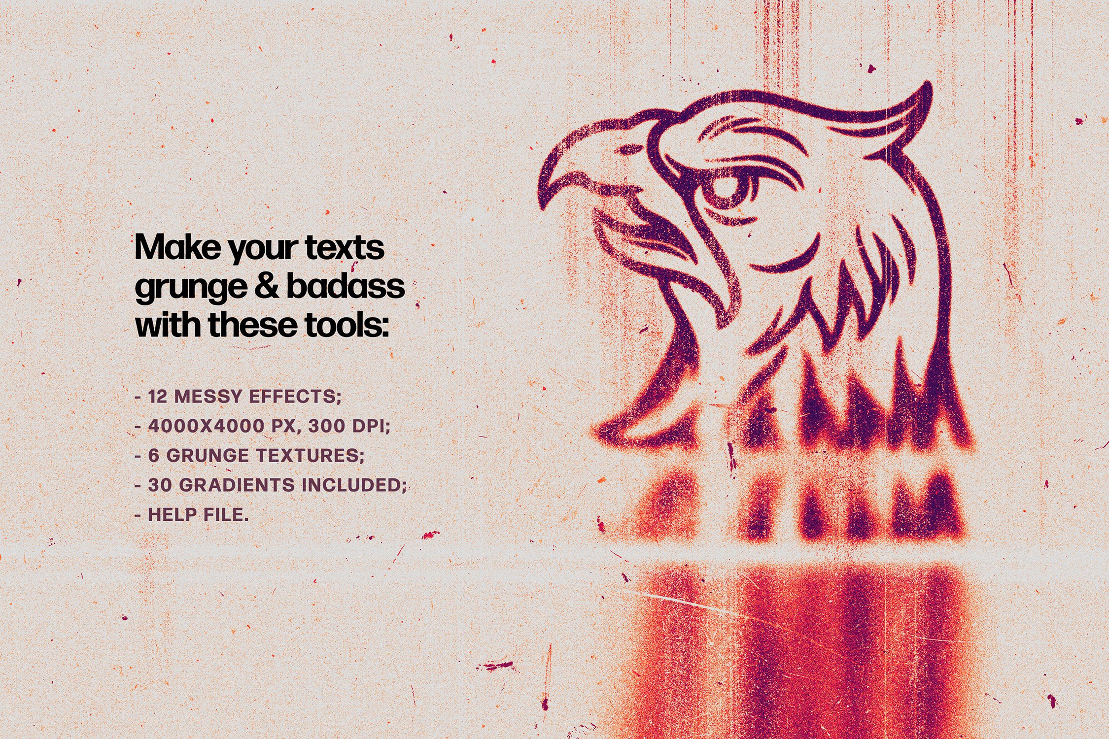 Printed Mess Text & Logo Effects, Add-ons | GraphicRiver