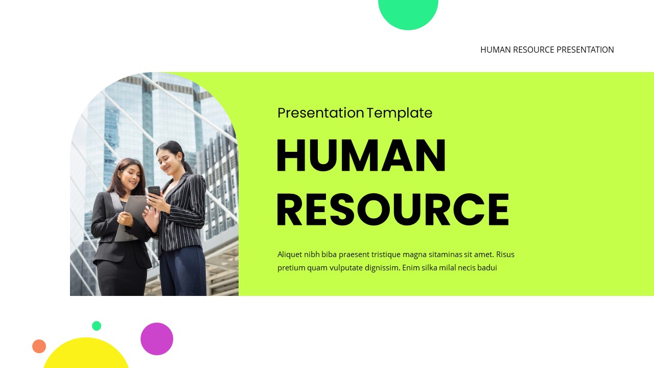 Human Resource PowerPoint Template, Presentation Templates | GraphicRiver