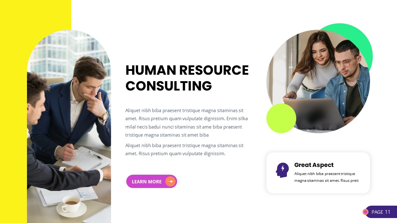 Human Resource PowerPoint Template, Presentation Templates | GraphicRiver