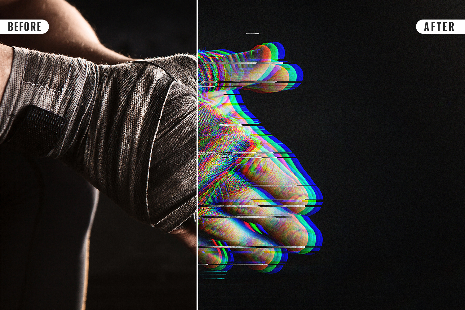 Glitch Photo Effect, Add-ons | GraphicRiver