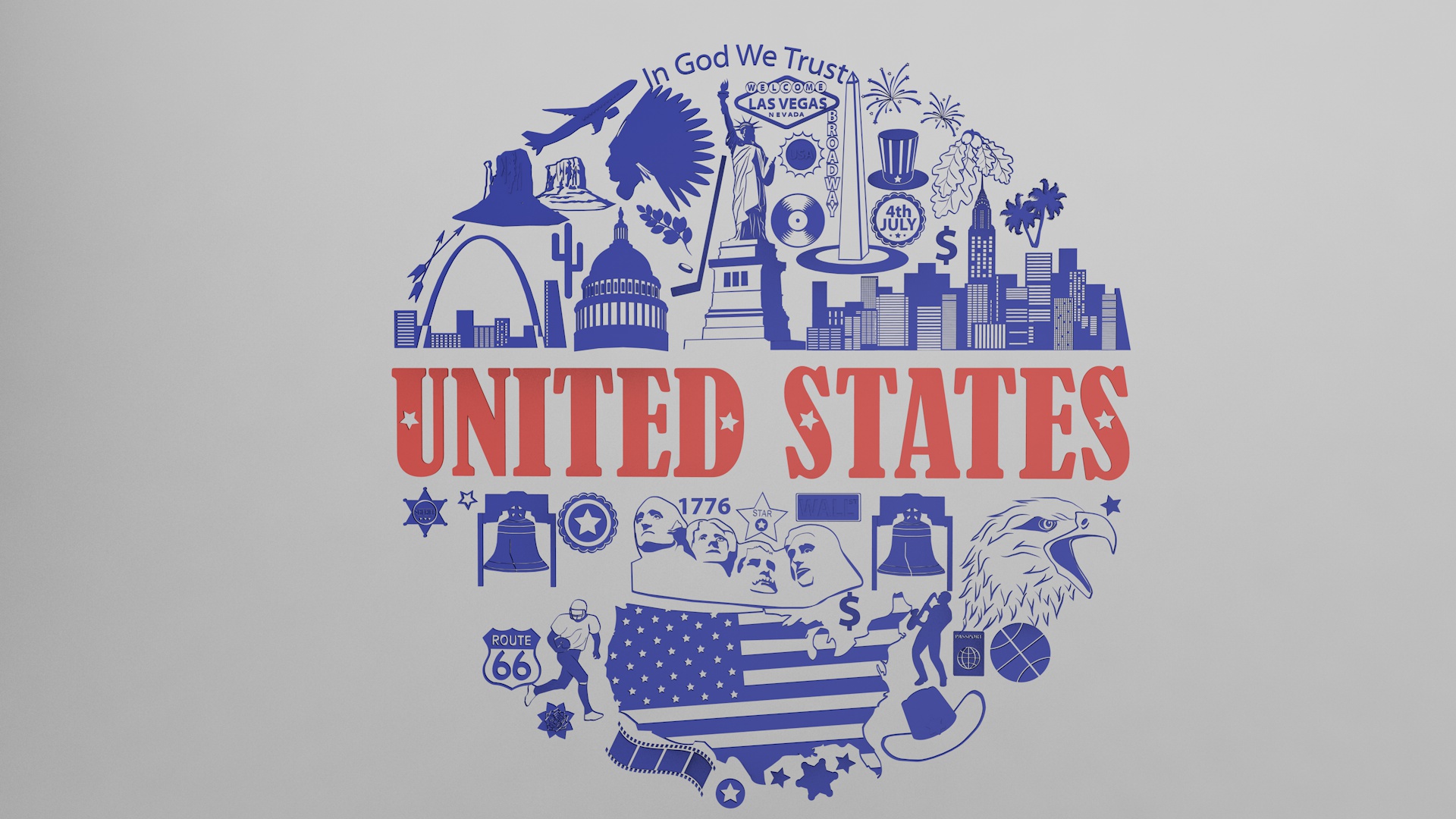 United States Symbols by Gergedan | 3DOcean