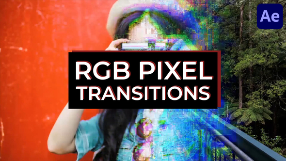 RGB Pixel Transitions for After Effects, After Effects Project Files