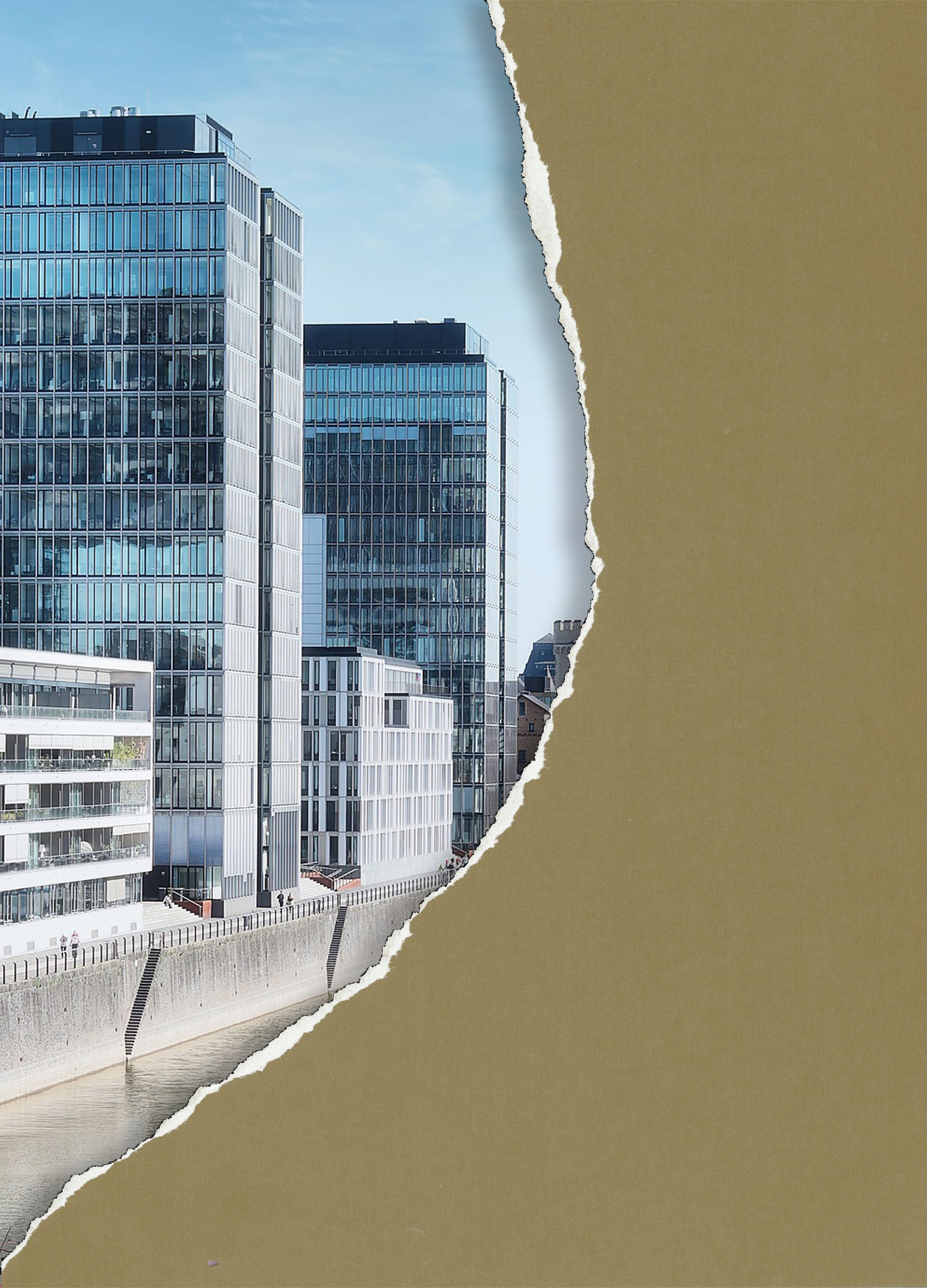 Ripped Paper / Torn Paper Photo Effect Photoshop Template, Add-ons