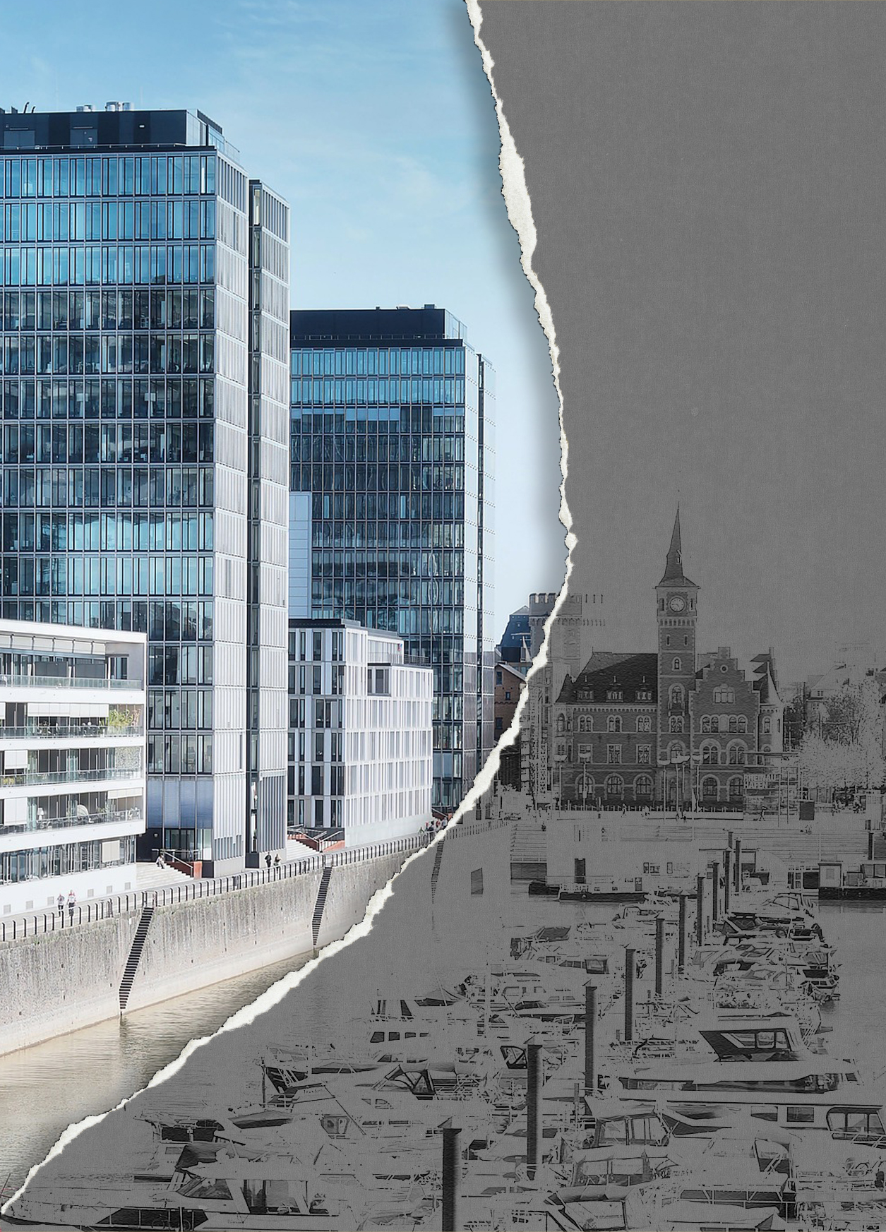 Ripped Paper / Torn Paper Photo Effect Photoshop Template, Add-ons